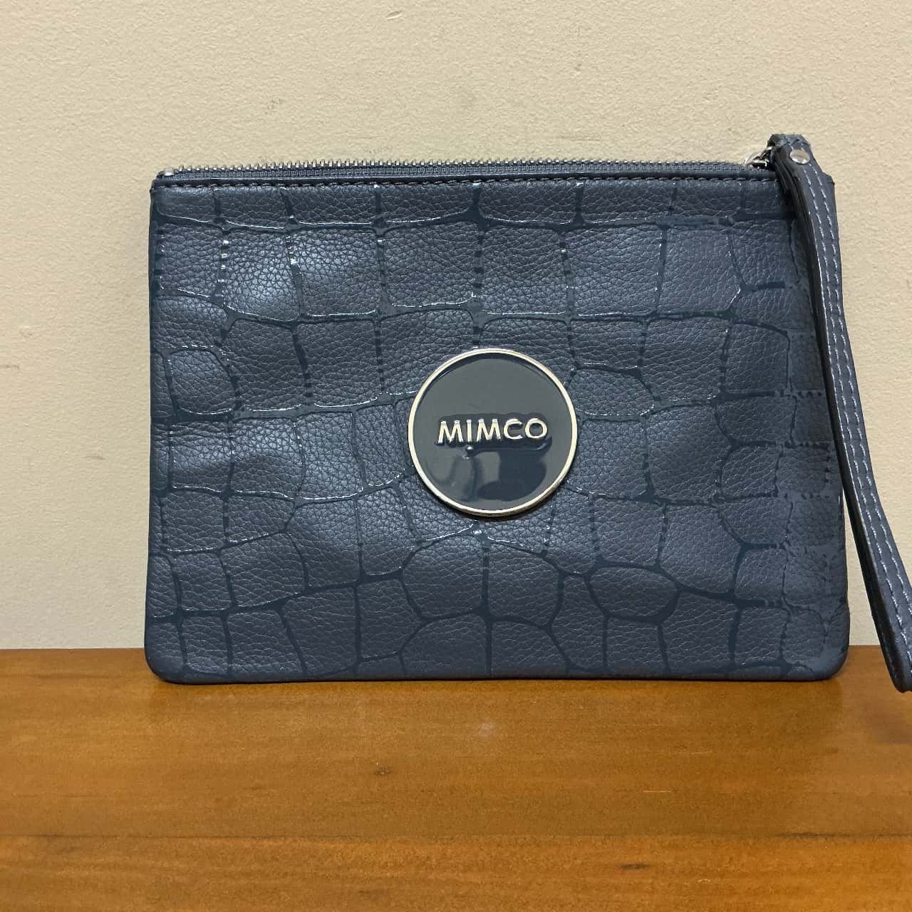 Mimco Womens large Pouch Blue