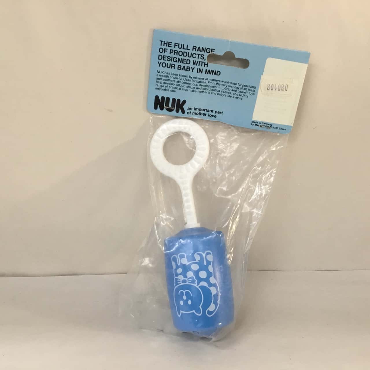 Vintage Nik Blue Rattle