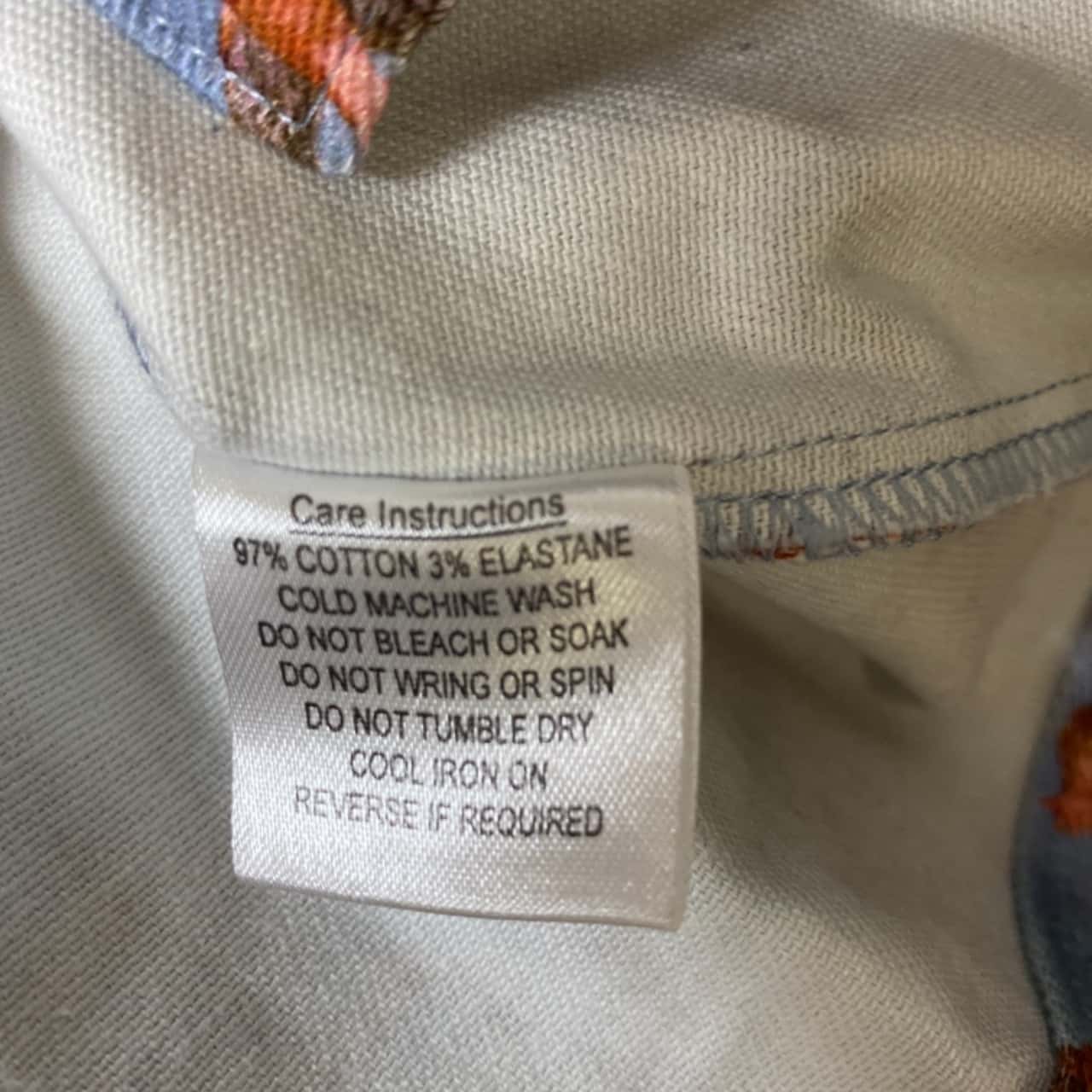 Dangerfield Womens Size 18 Denim Jacket Blue/ Angel Design(s)