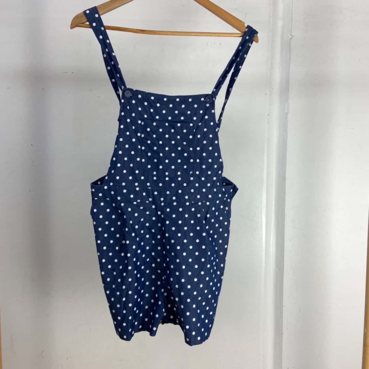 Dangerfield Womens Size 12 Overalls Polka Dot (s)