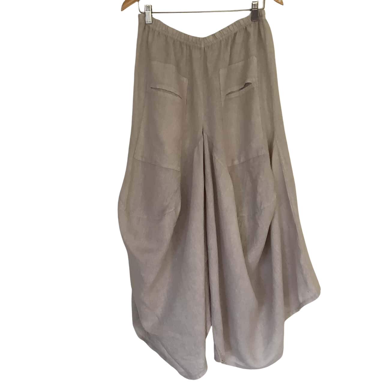 Donna Donna. Very Wide Leg Turkish Style Pant. Size L (s)