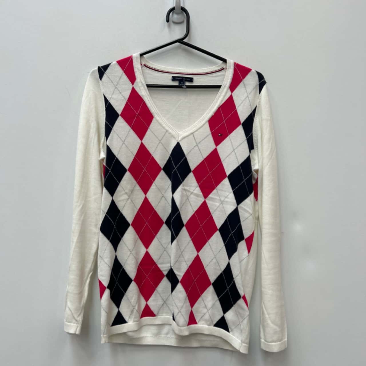 Tommy Hilfiger Size M diamond pattern jumper