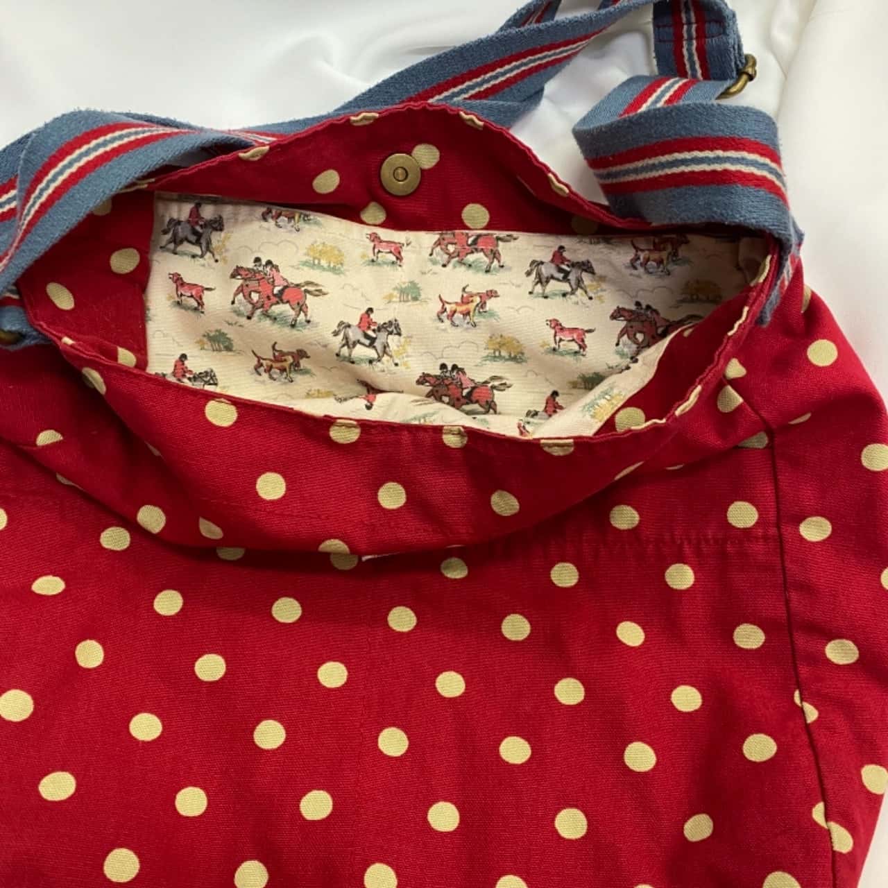 Cath Kidston Womens Tote / Handbag Polka Dot / Red (s)