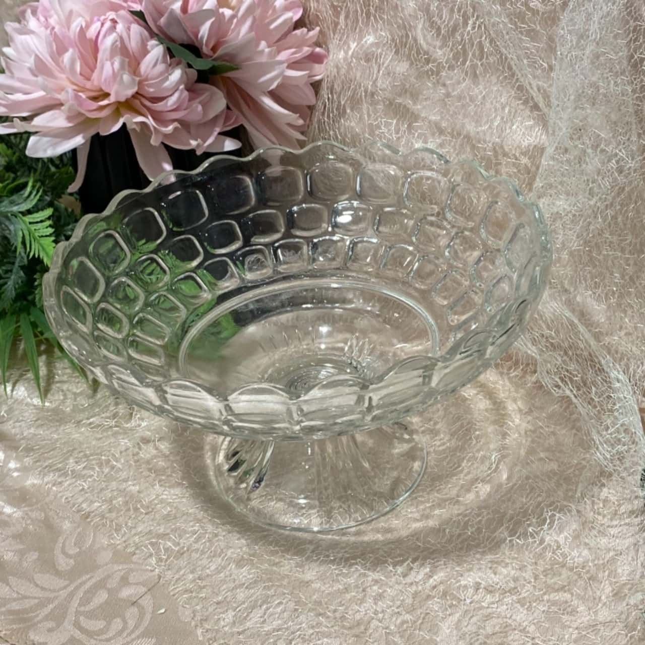 Large Glass Crystal Bowl