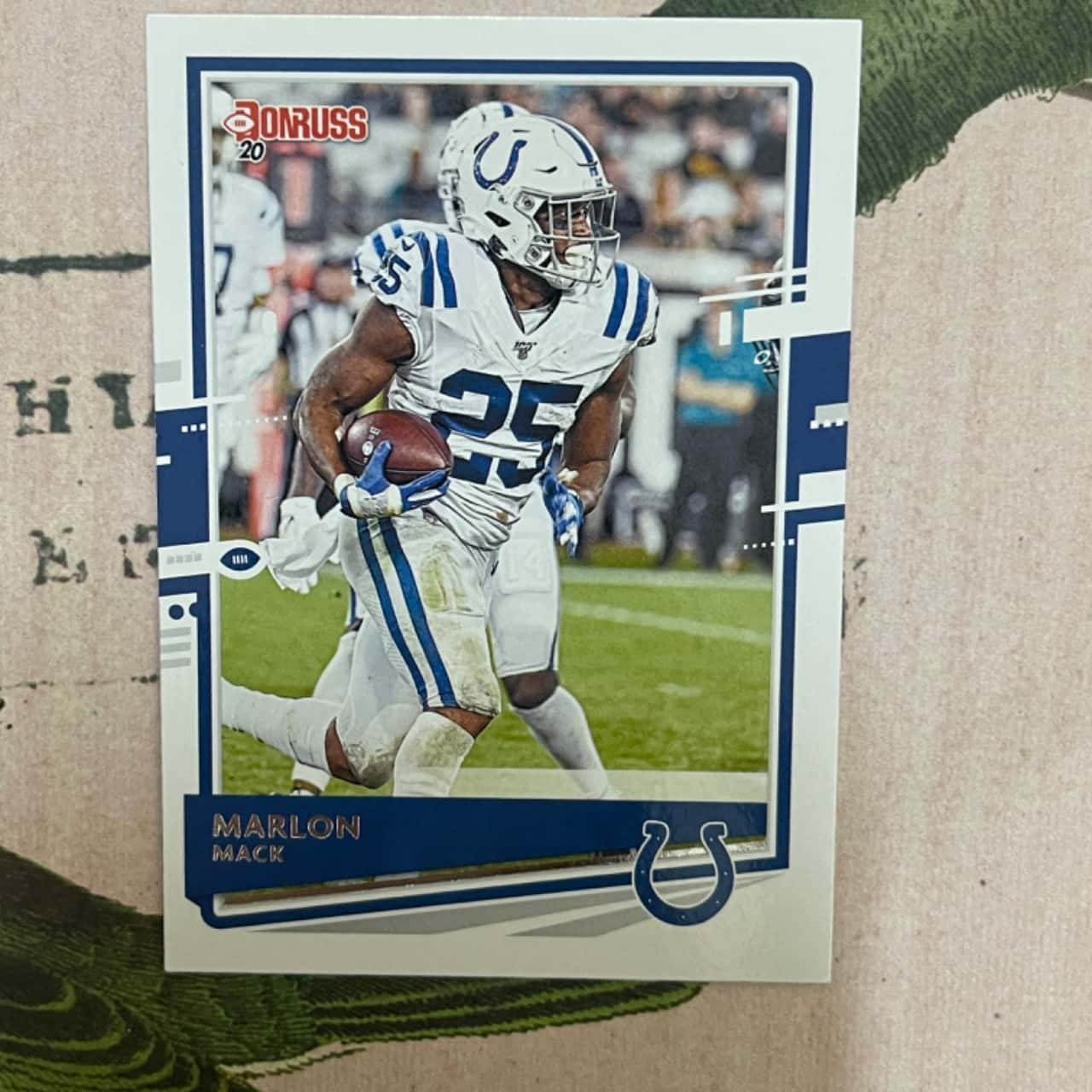 Marlon Mack no.122 NFL 2020 card box11