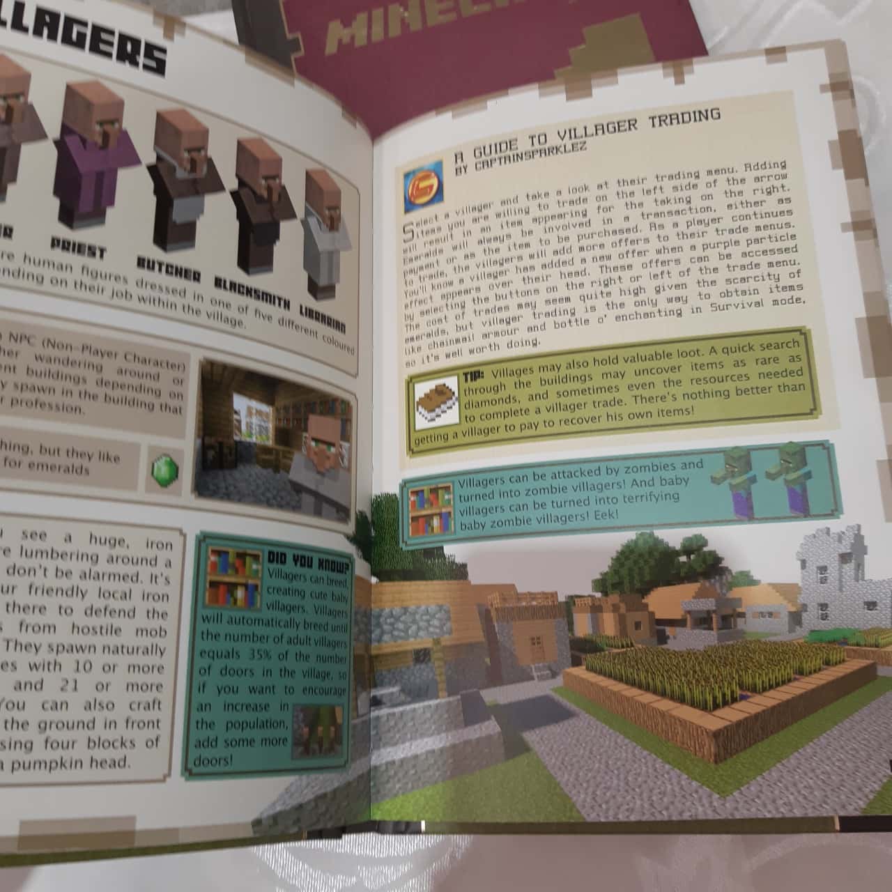 3x Minecraft handbooks