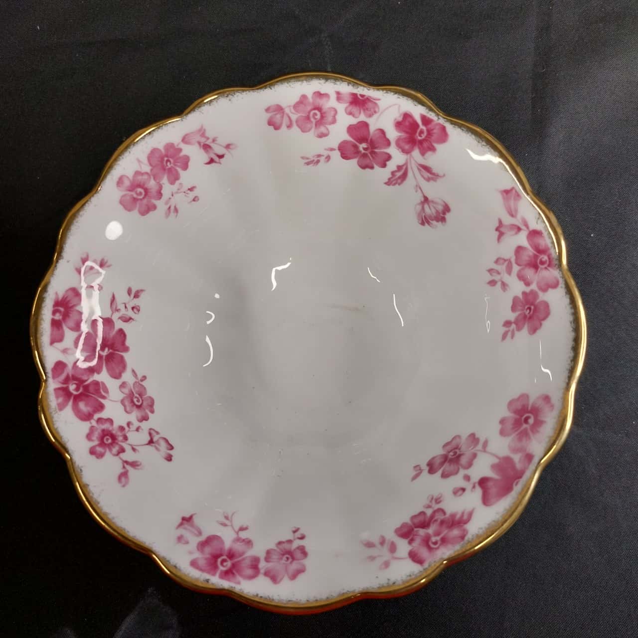 Royal Albert paradise Red footed bowl.