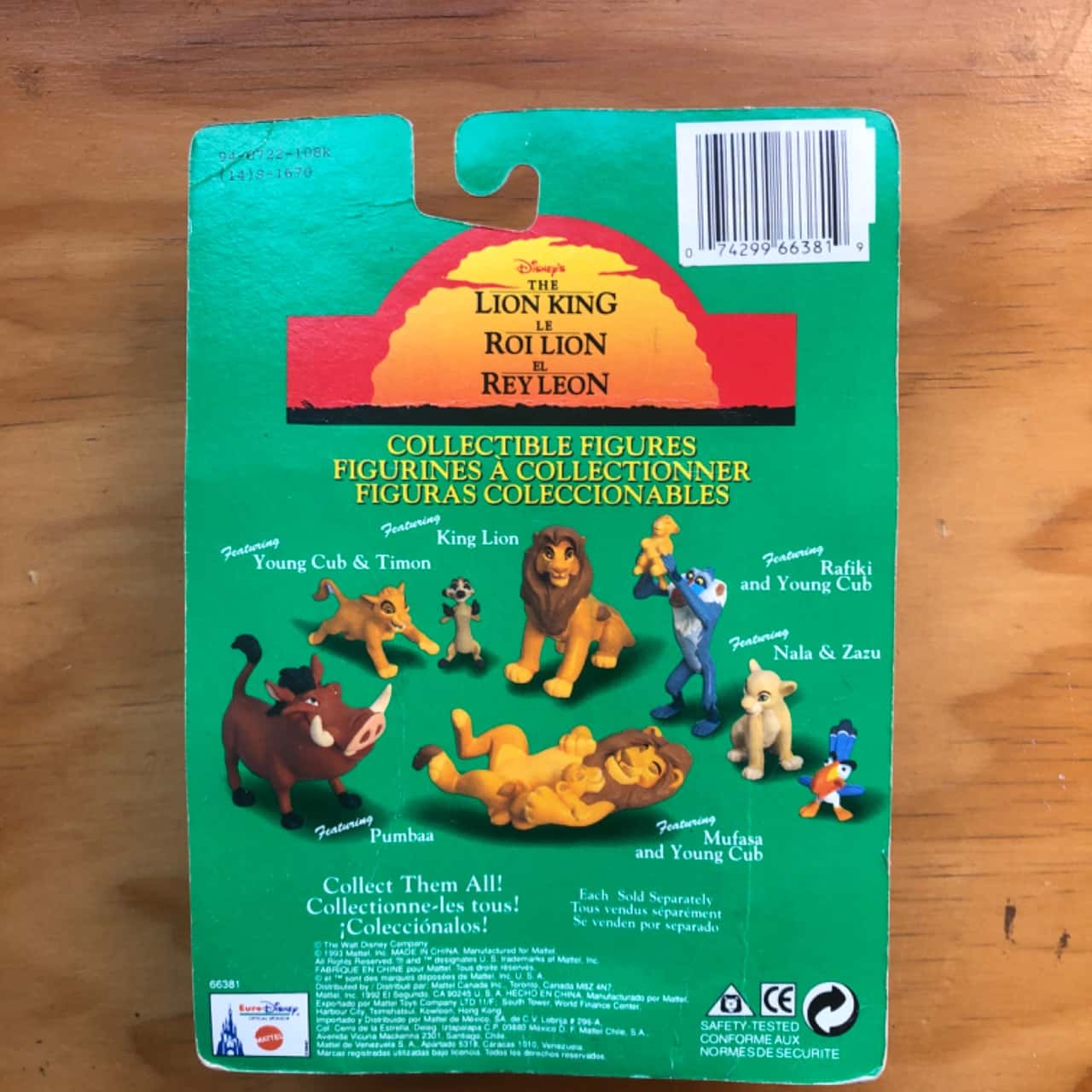 Vintage The Lion King Rafiki & Young Simba Figures Mattel Collectible ...