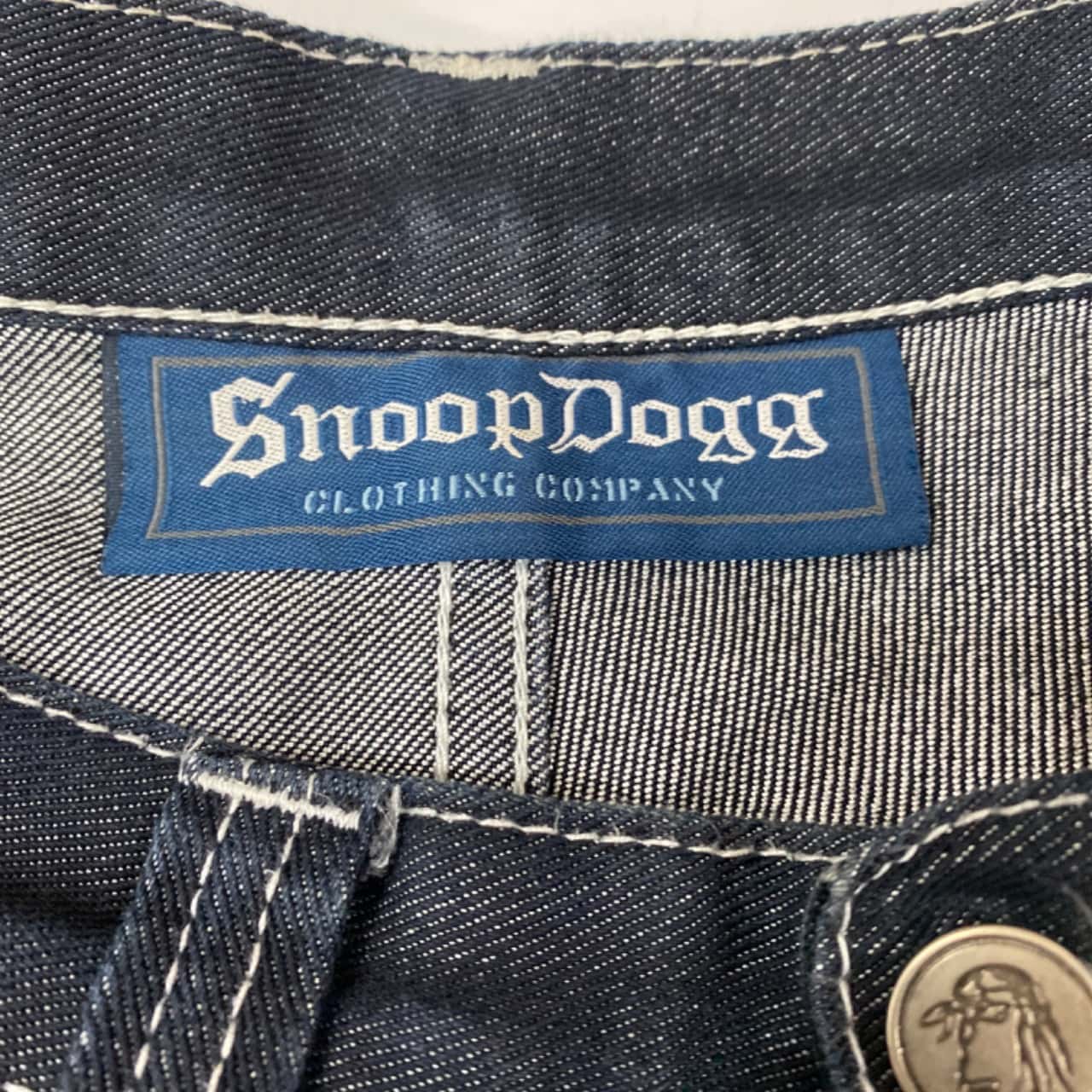 Snoop Dogg 90’s Style Mens Size 30 Mid Shin Length Denim Shorts Blue (s)