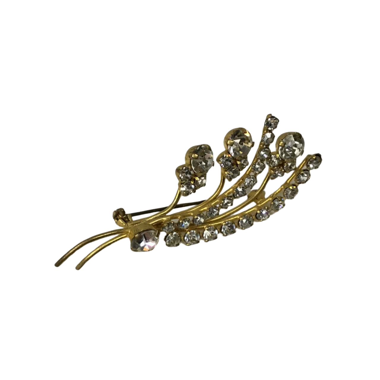 Vintage Bling Floral Brooch(s)