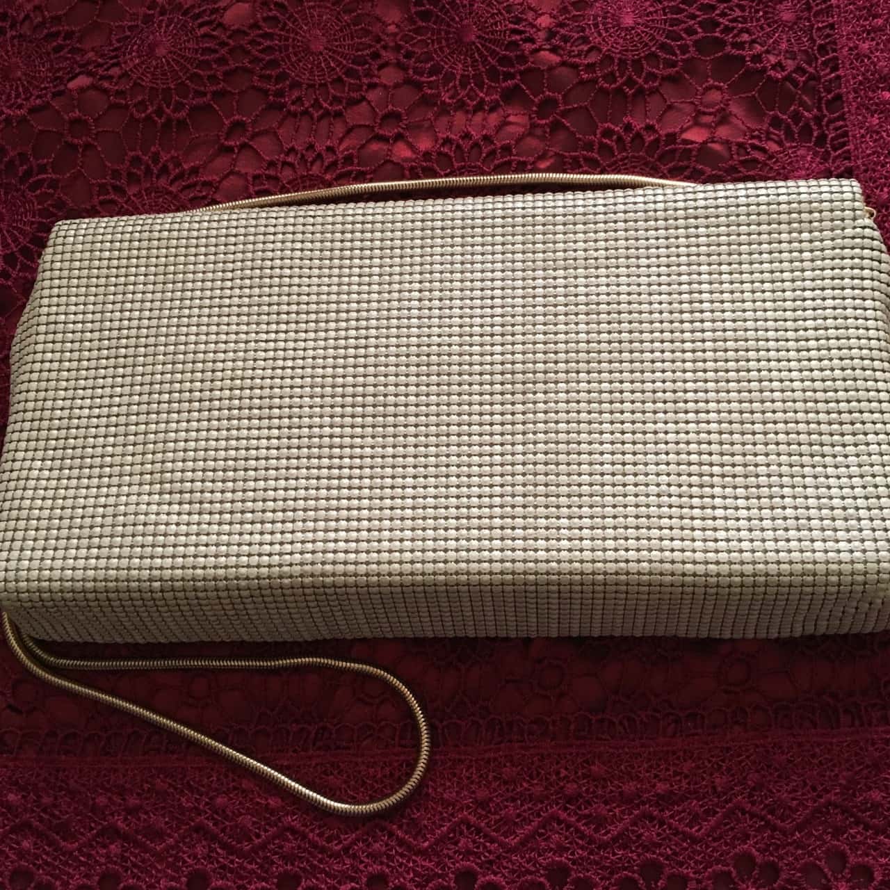 Glomesh Womens Gold Mesh Shoulder Bag/ Purse(s)