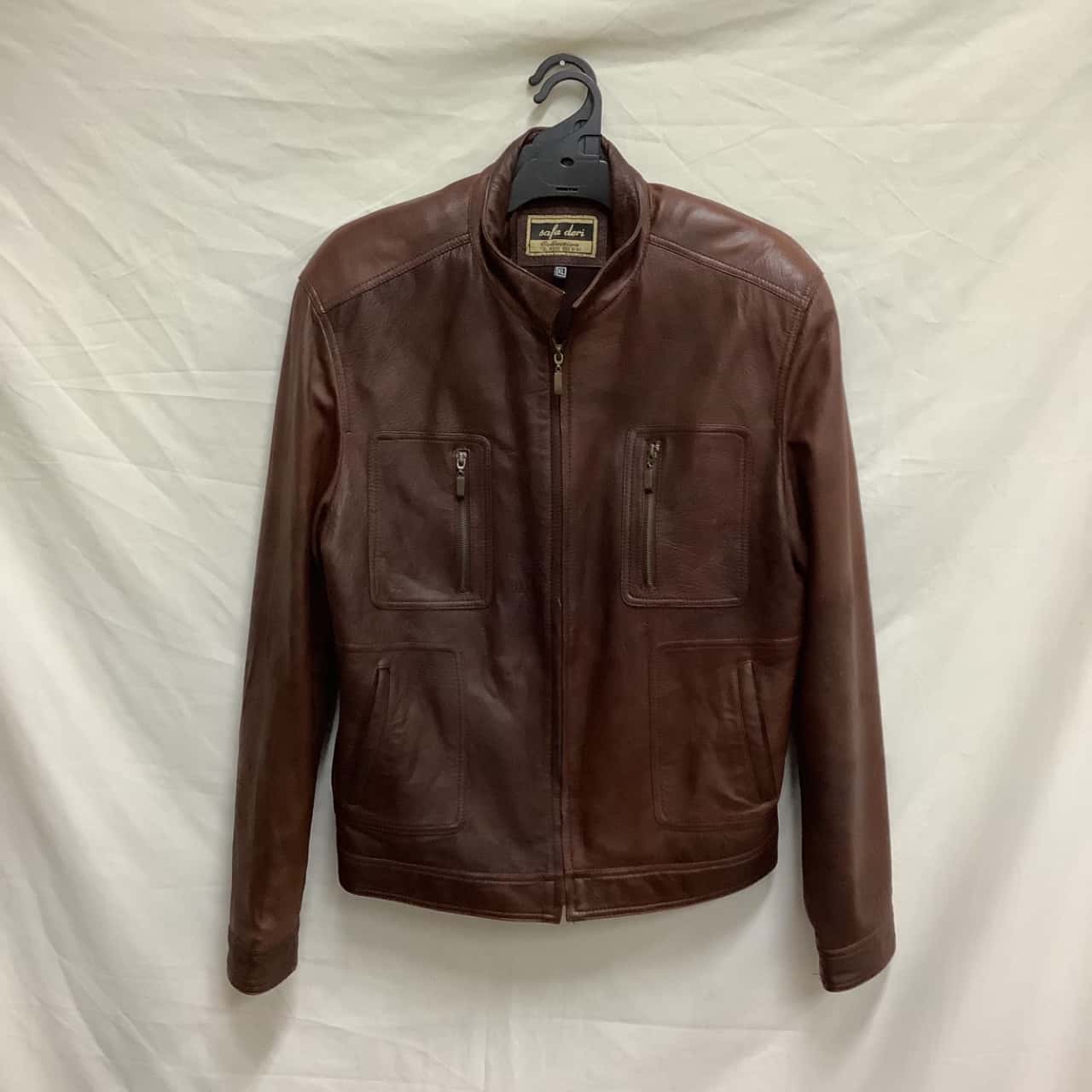 Safa deri Mens Size XL Brown leather jacket