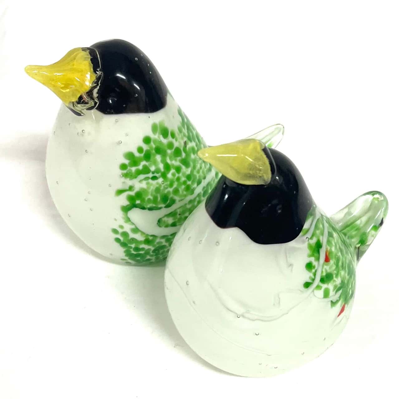 Glass pair of birds- perfect for the bird lover
