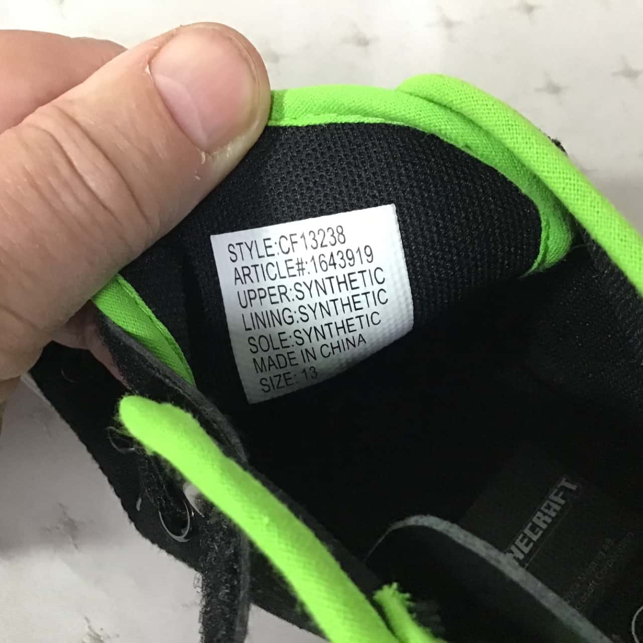 Minecraft Kids Size 13 Black / Green Minecradt Pattern High-top Lace up ...