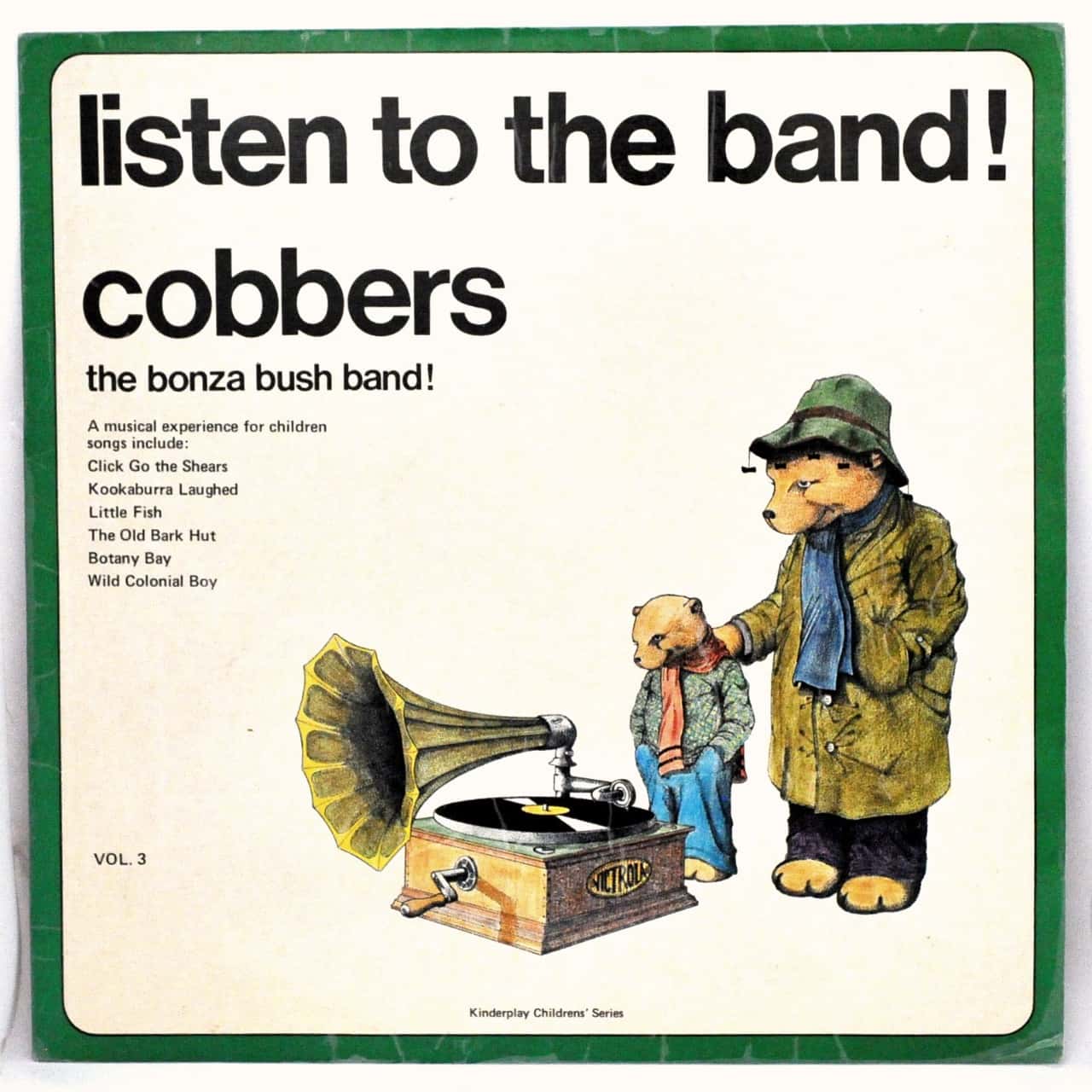 Rare Collectors Item 12" Vinyl Record - Listen To The Band! - Cobbers ...