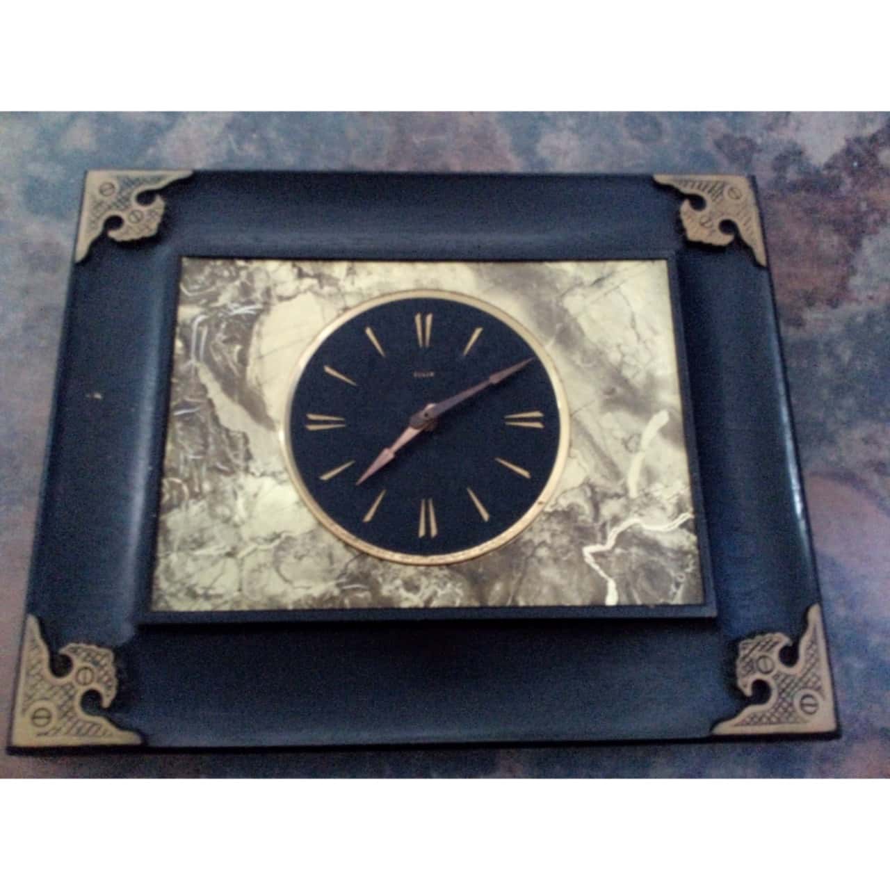 Vintage MCM Elgin Wall Clock w/Swivel Face