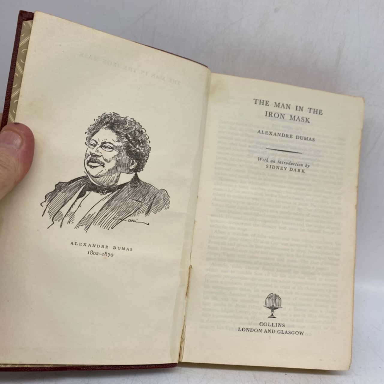 2 vols from Collins. A 5 size. The Three Musketeers & The Man in The ...