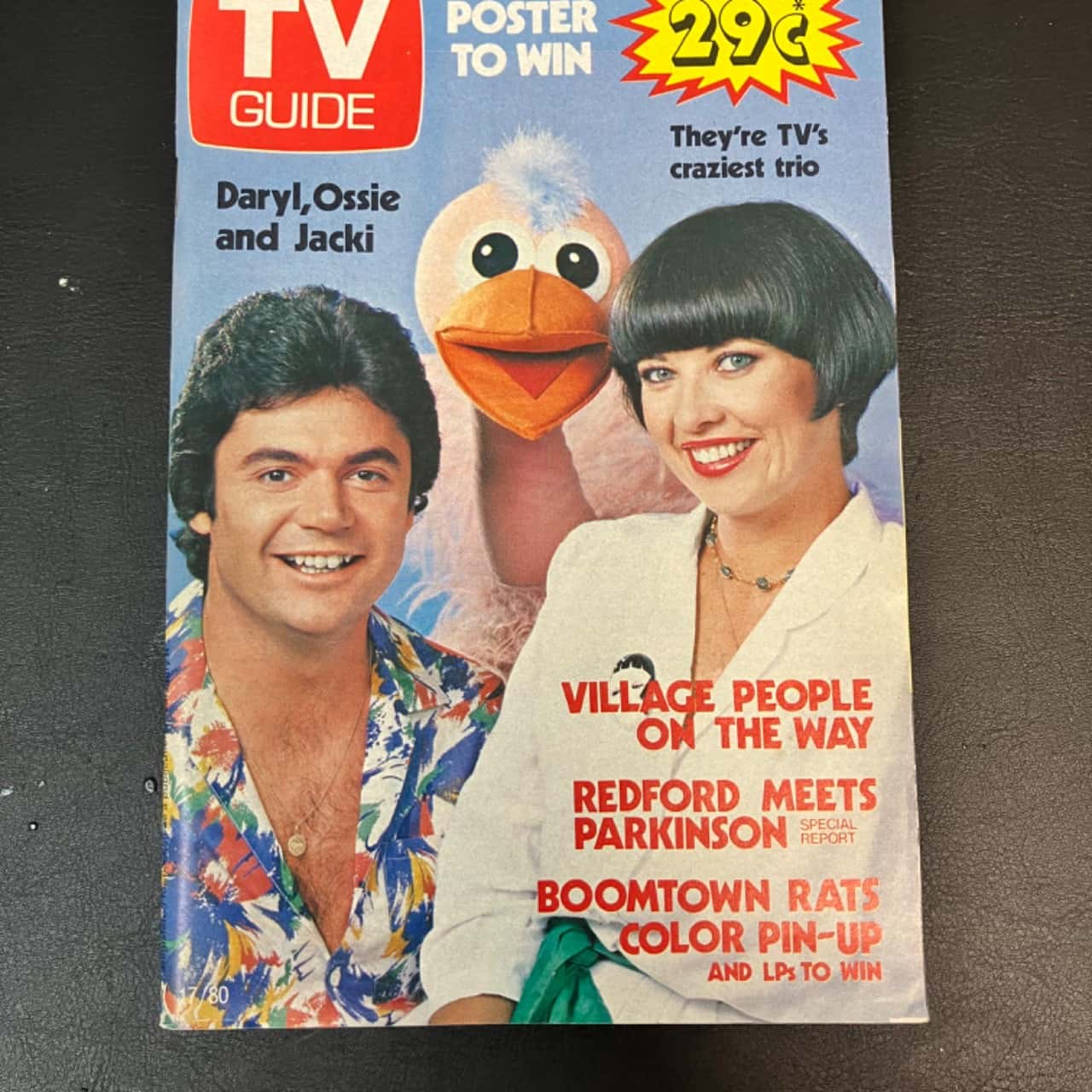 3x Vintage TV Guides (2x Aussie, 1x US) Excellent Condition