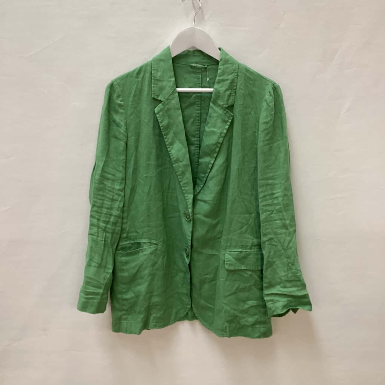 United Colors Of Benetton Womens Size S Linen Green Blazer and pants ...