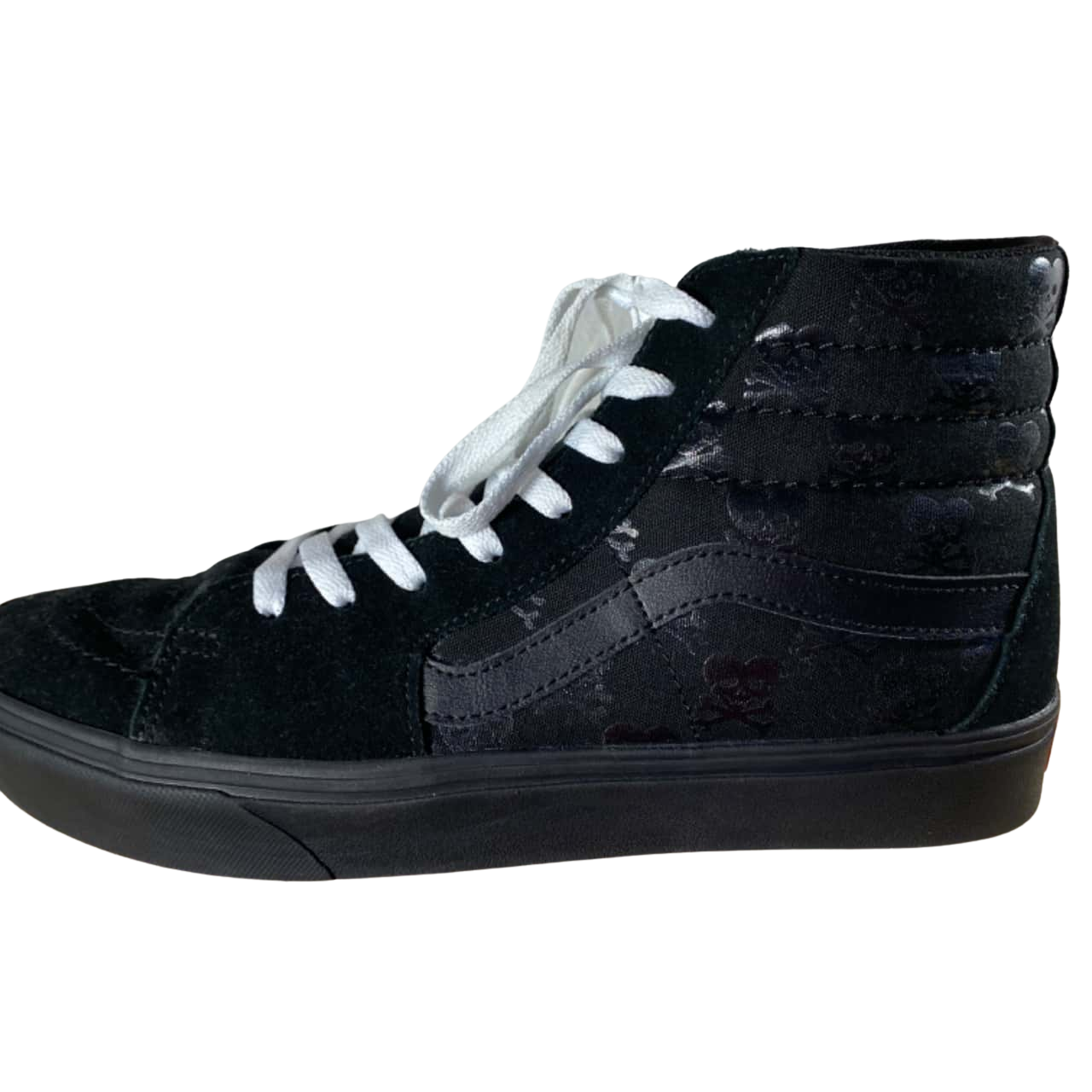 Vans Unisex Old Skool Hi Sneakers Size 10 Black / White (s)