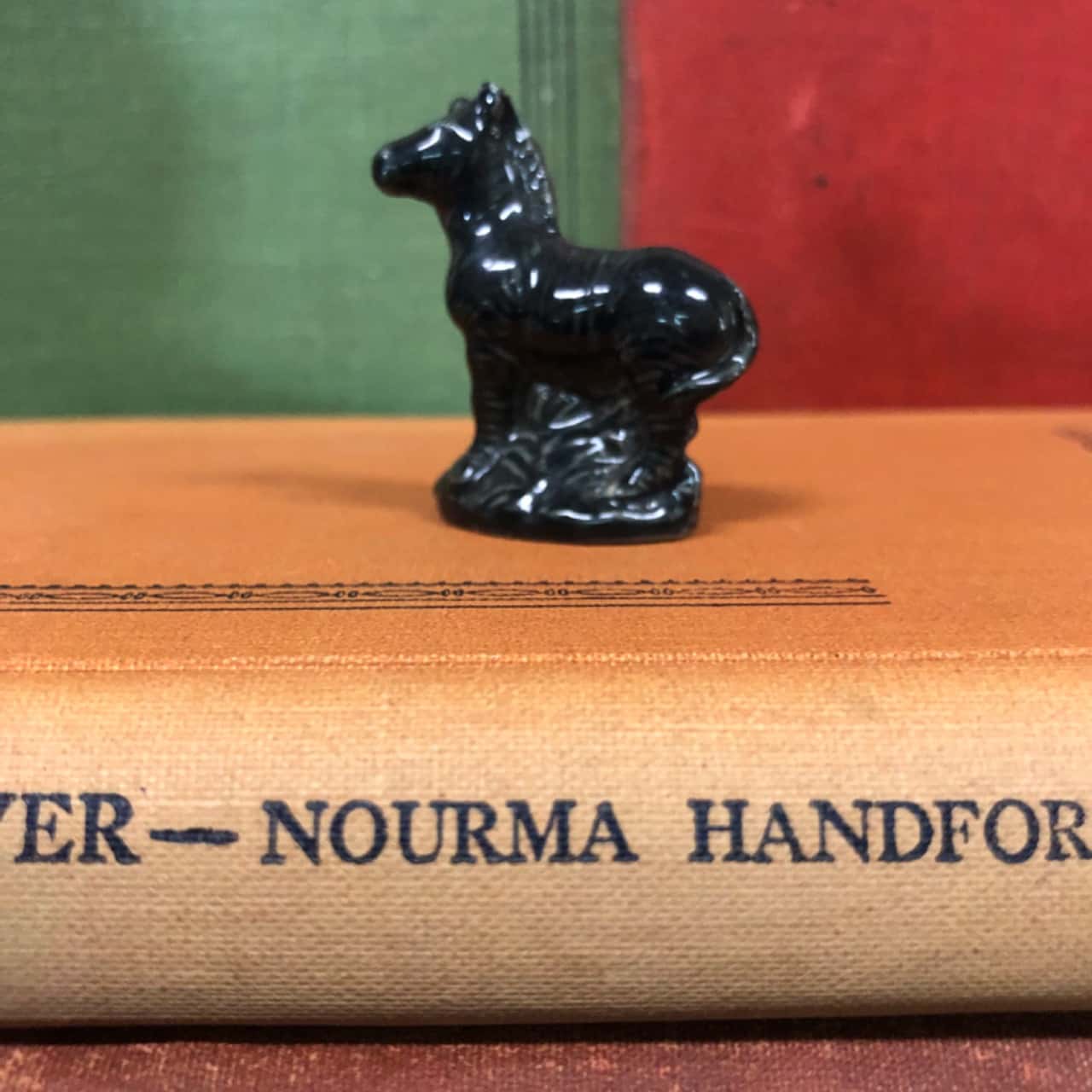 Wade Whimsies Rare Black Zebra Made in England WW2(s)