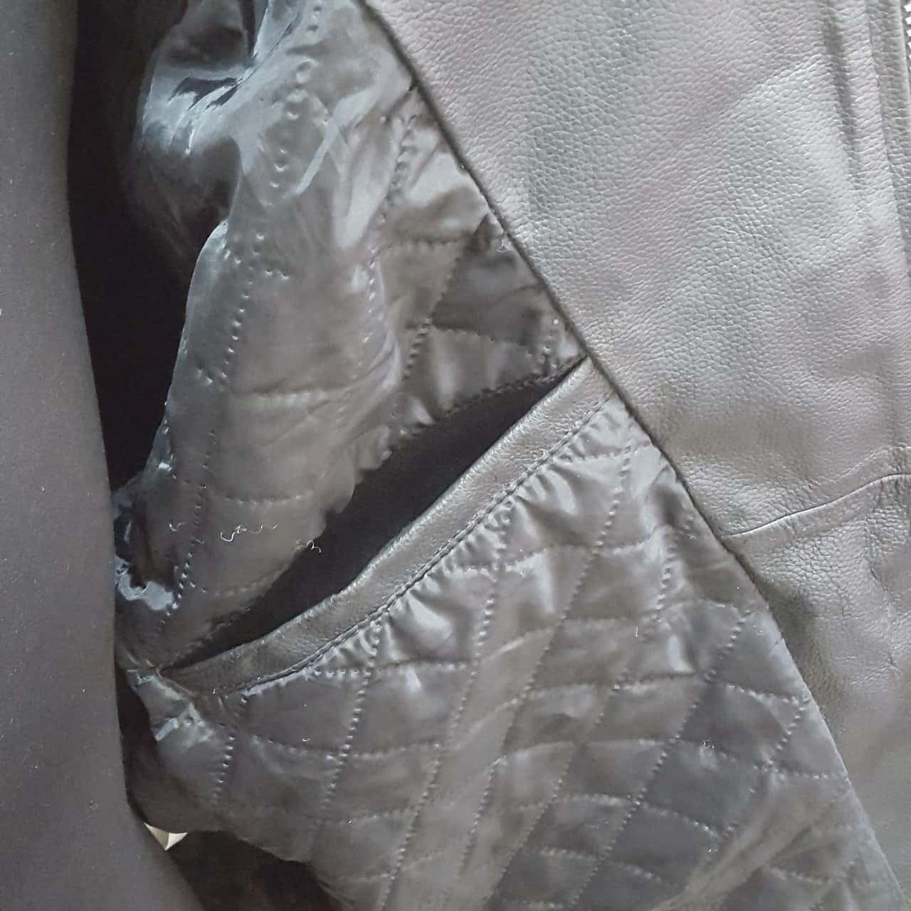 Vintage 1980's Echtes Leder Futter Leather Biker Jacket Plus Size 6XL