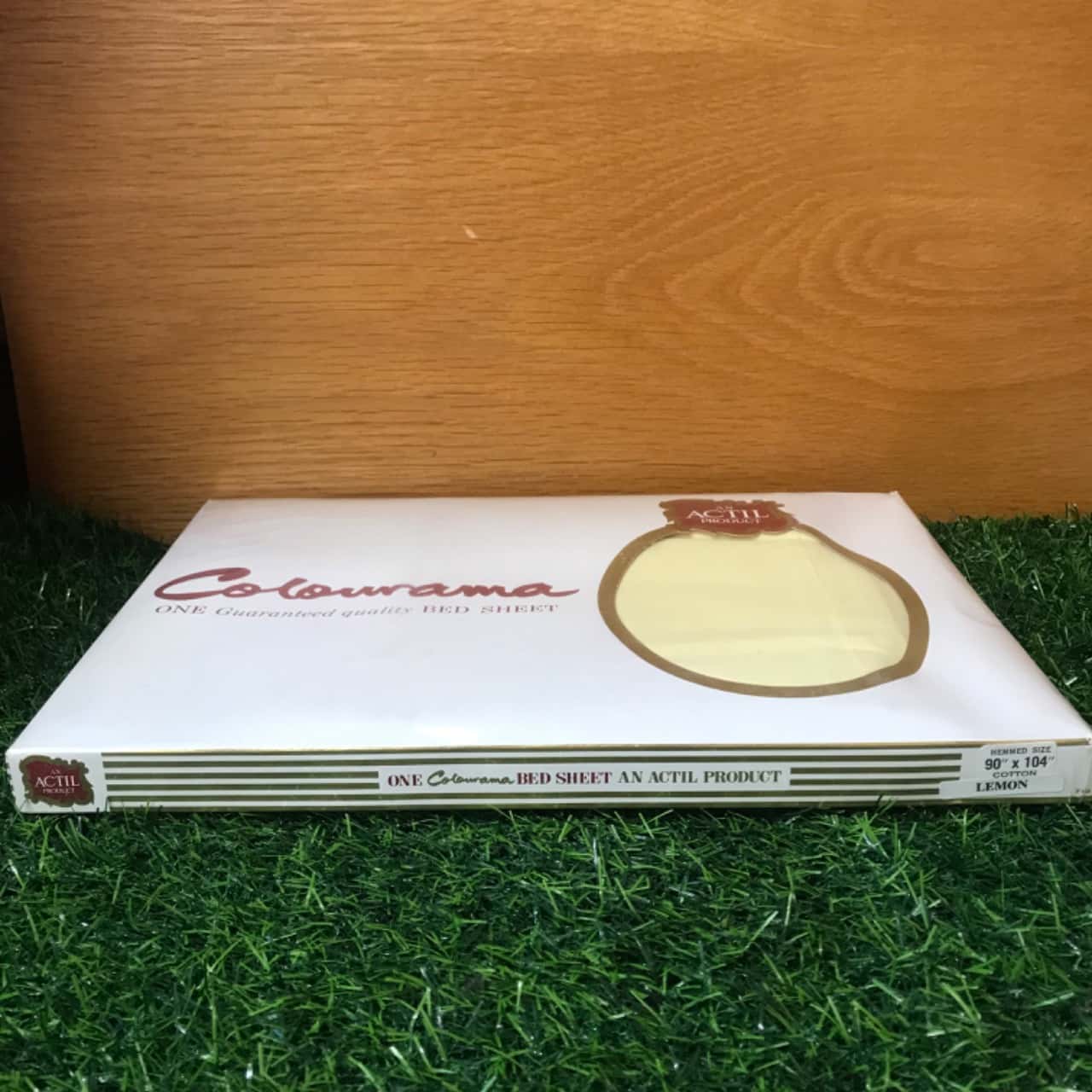 Vintage Actil Colourama Quality Cotton Bed Sheet 90” x 104”(s)