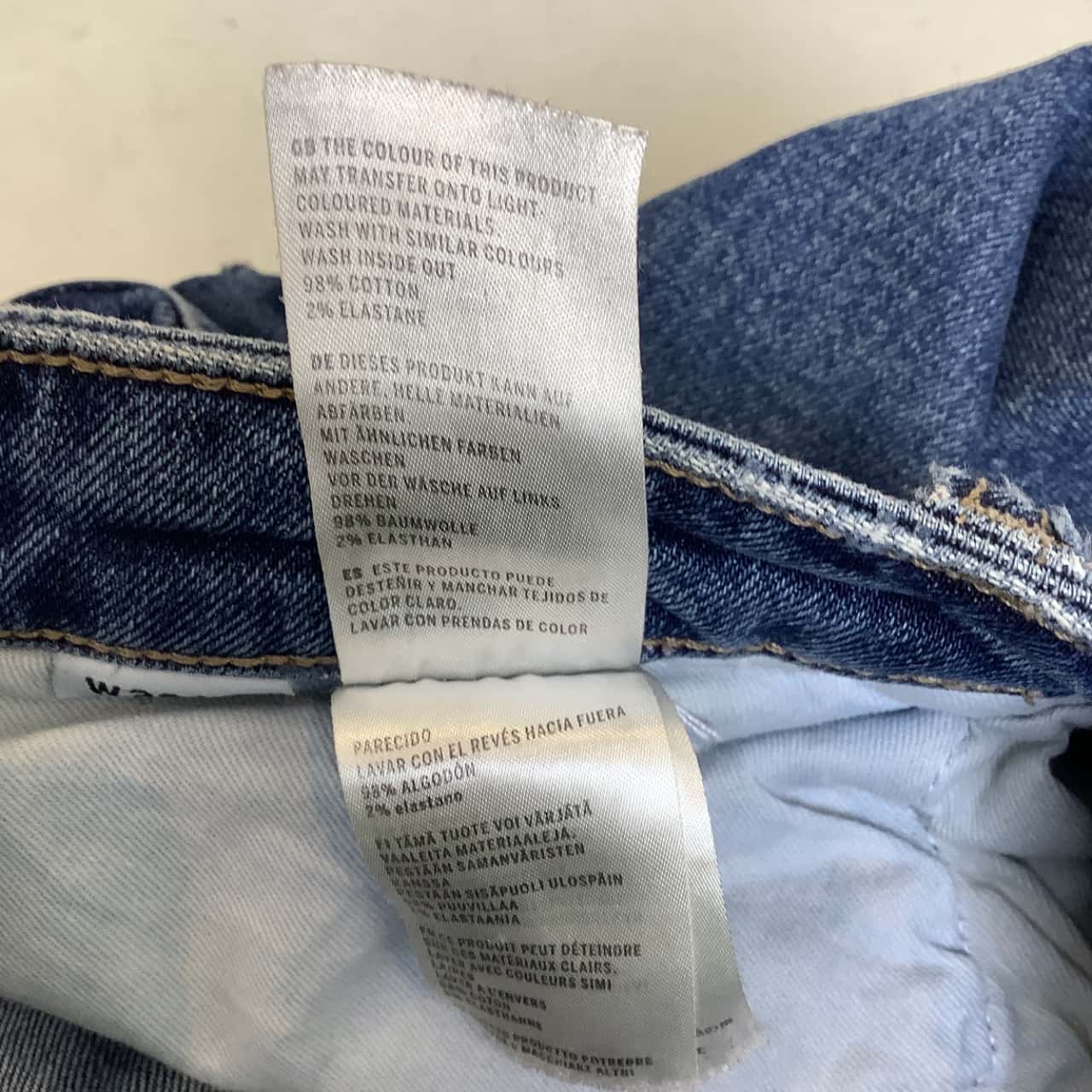 MTWTFSS Weekday Mens W30 L28 Slim Jeans Blue(s)