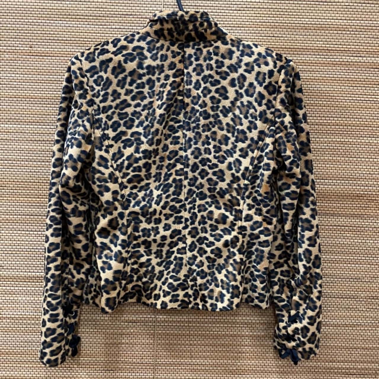 Leopard Print Plush Jacket BNWOT Womens Size 10 / 8 / S / XS Blazers ...