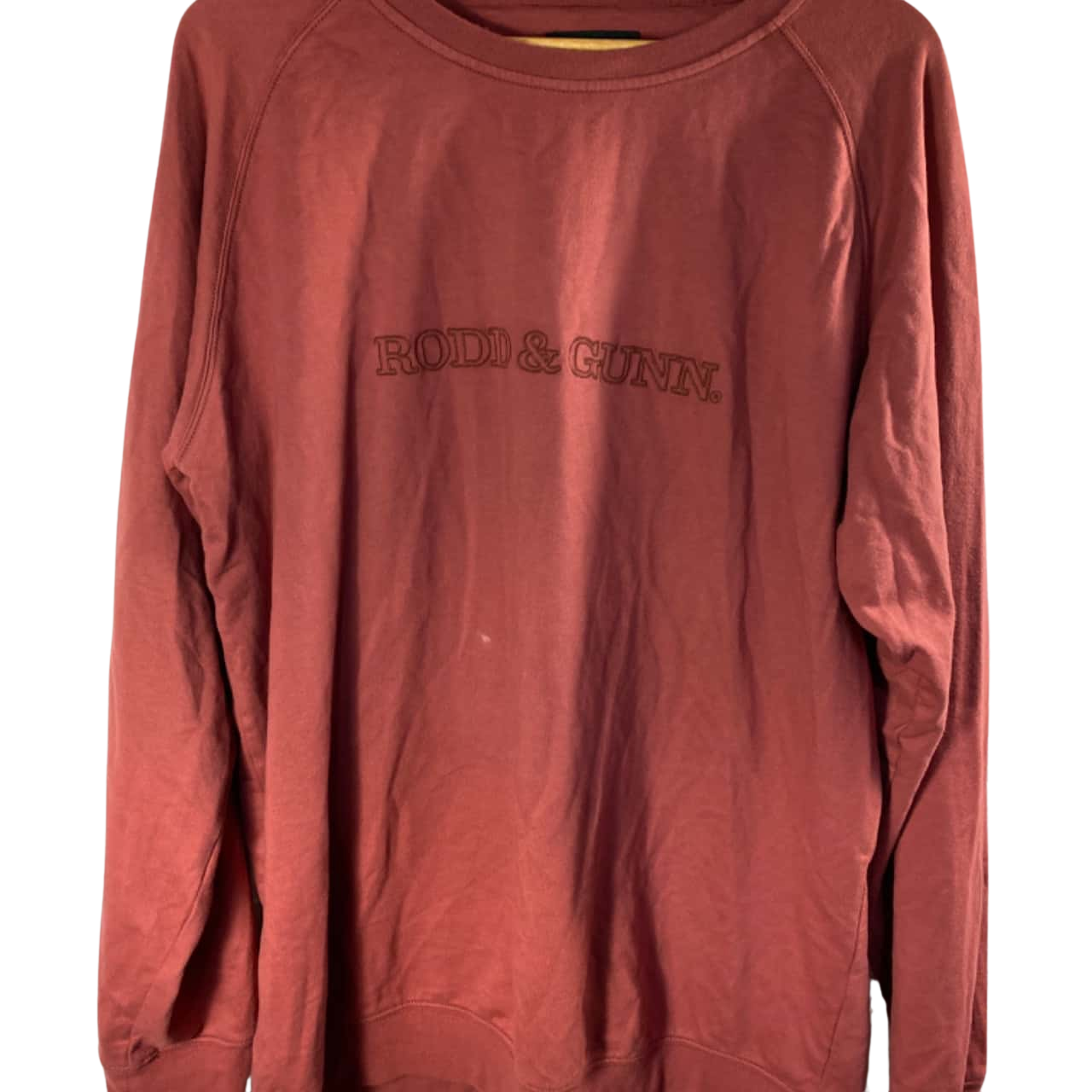 Rodd & Gunn Mens Size L Crew Neck Jumper Red (s)