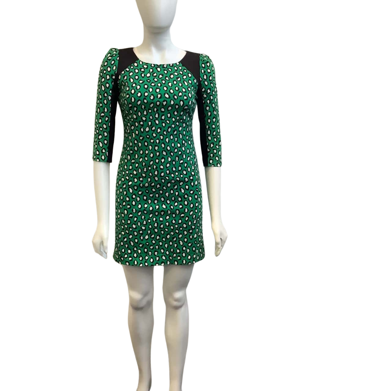 Gorman Womens Size6-8 Animal Pattern Dress Green/White(s)