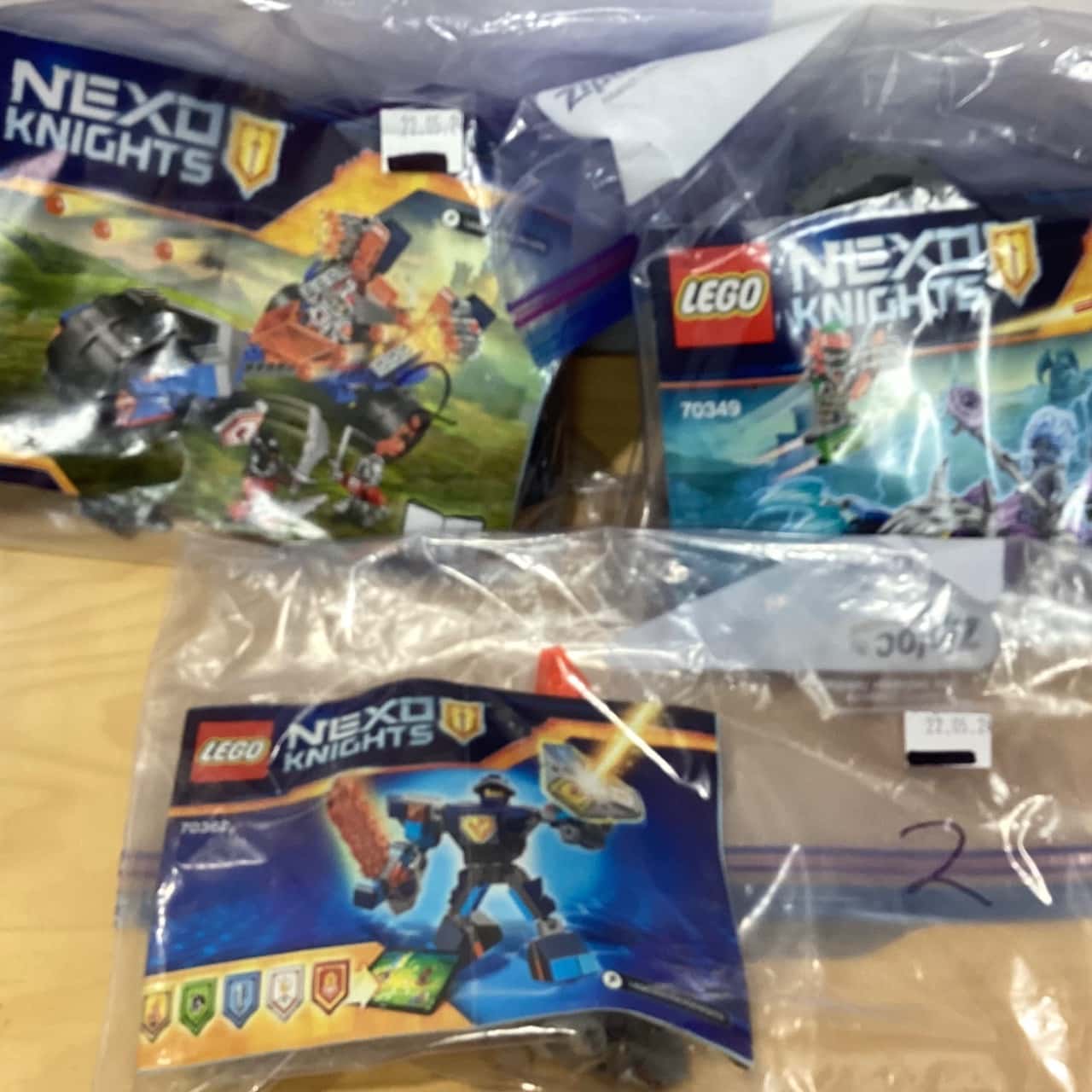 Bulk lot Lego Nexo Knights Ruina’s Lock & Roller , Battle Suit Clay ...