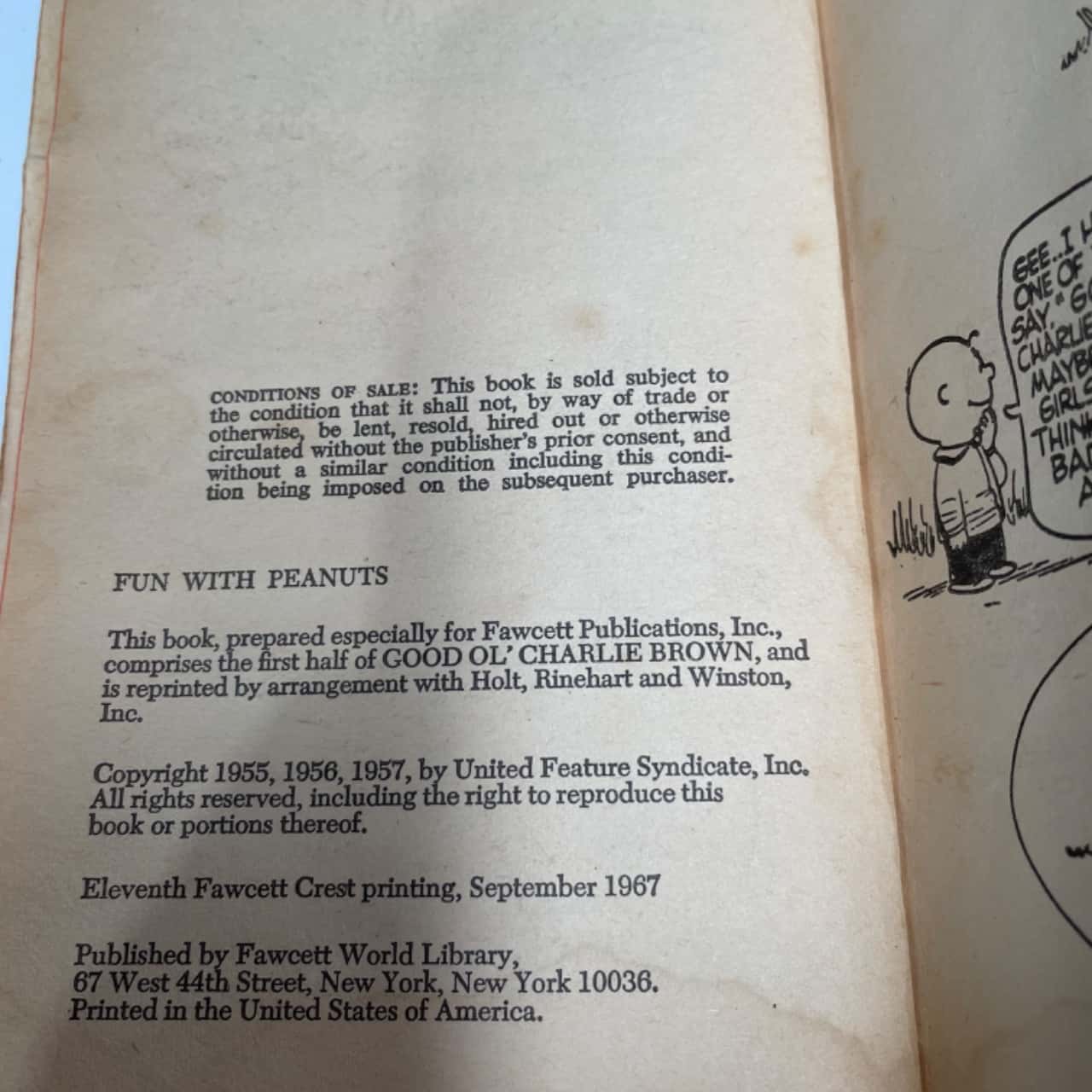 Here Comes Charlie Brown & Fun With Peanuts Books(s)