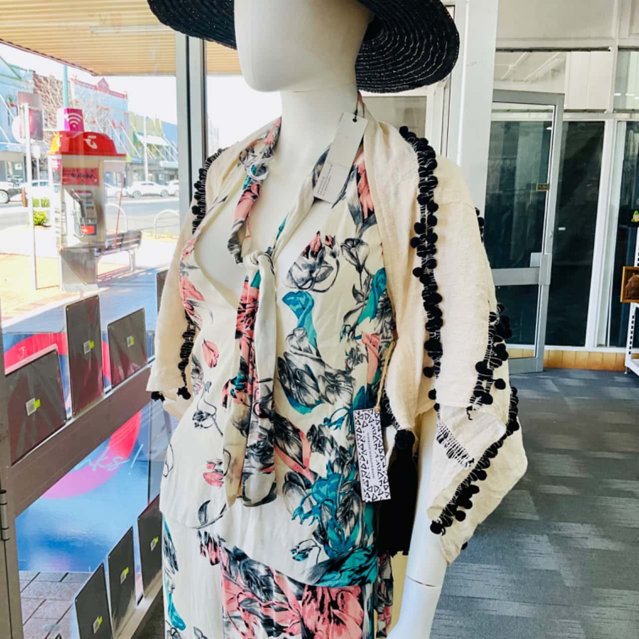 Suburb Cotton Cocoon Cover Shrug Handcrafted In Australia(s)