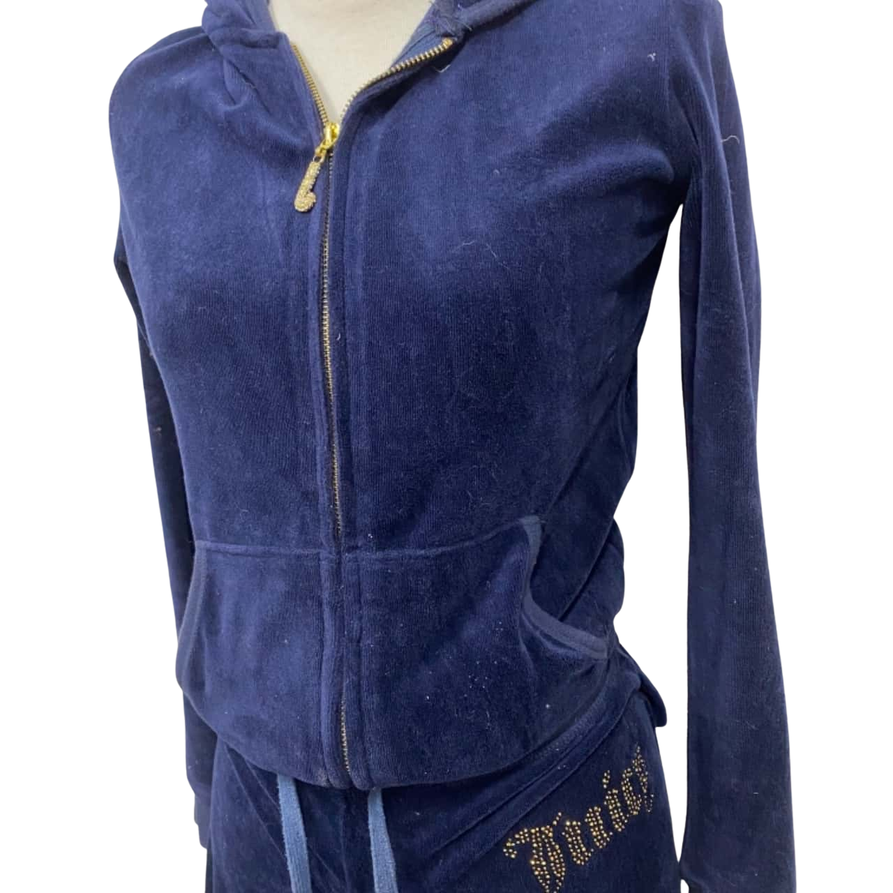 Juicy Couture Womens Size M Navy Blue TRACKSUIT