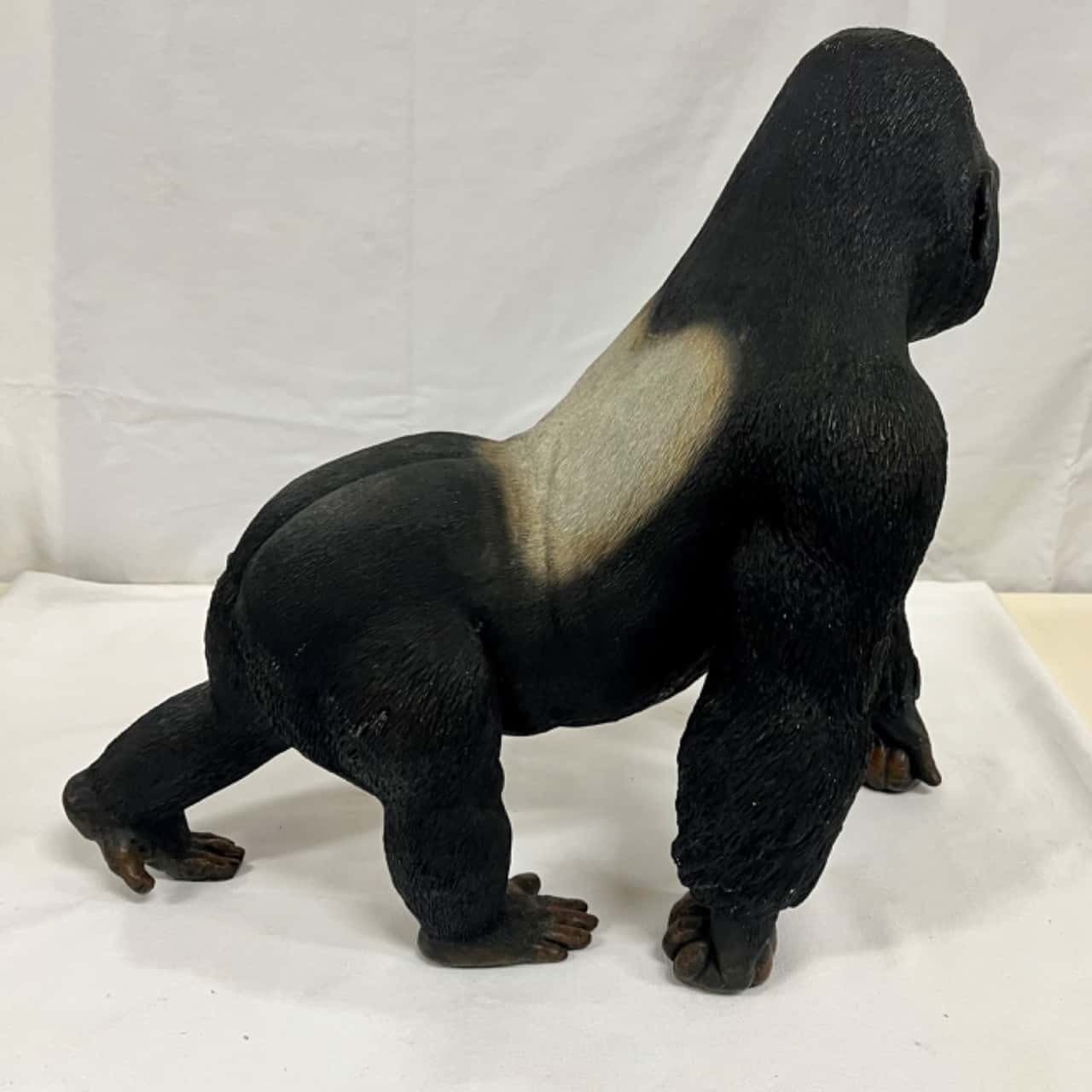 Silverback Ape Statue- gorgeous on your verandah 39cm tall and 39cm long