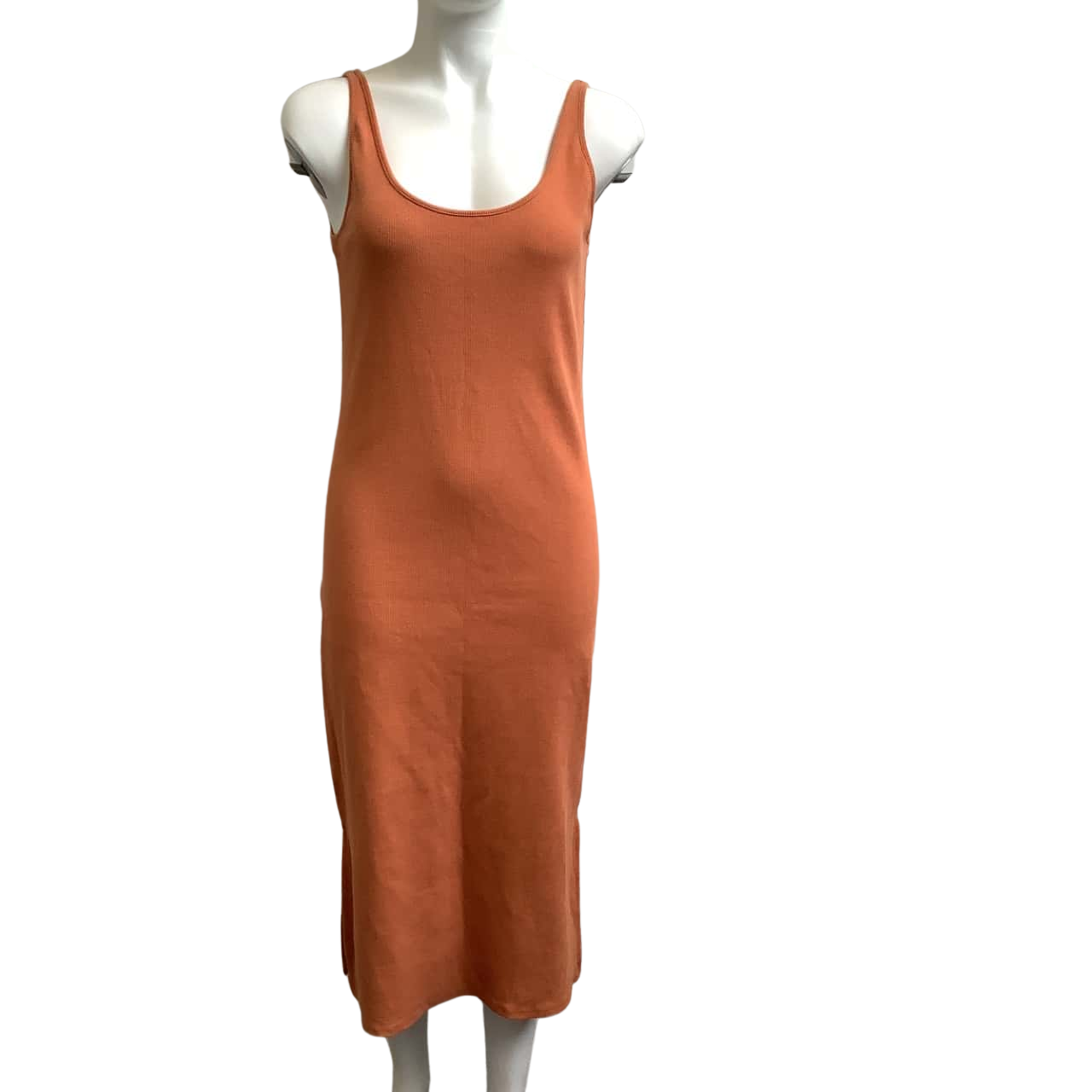 Country Road Womens Size M Bodycon Ribbed Dress Orange(s)