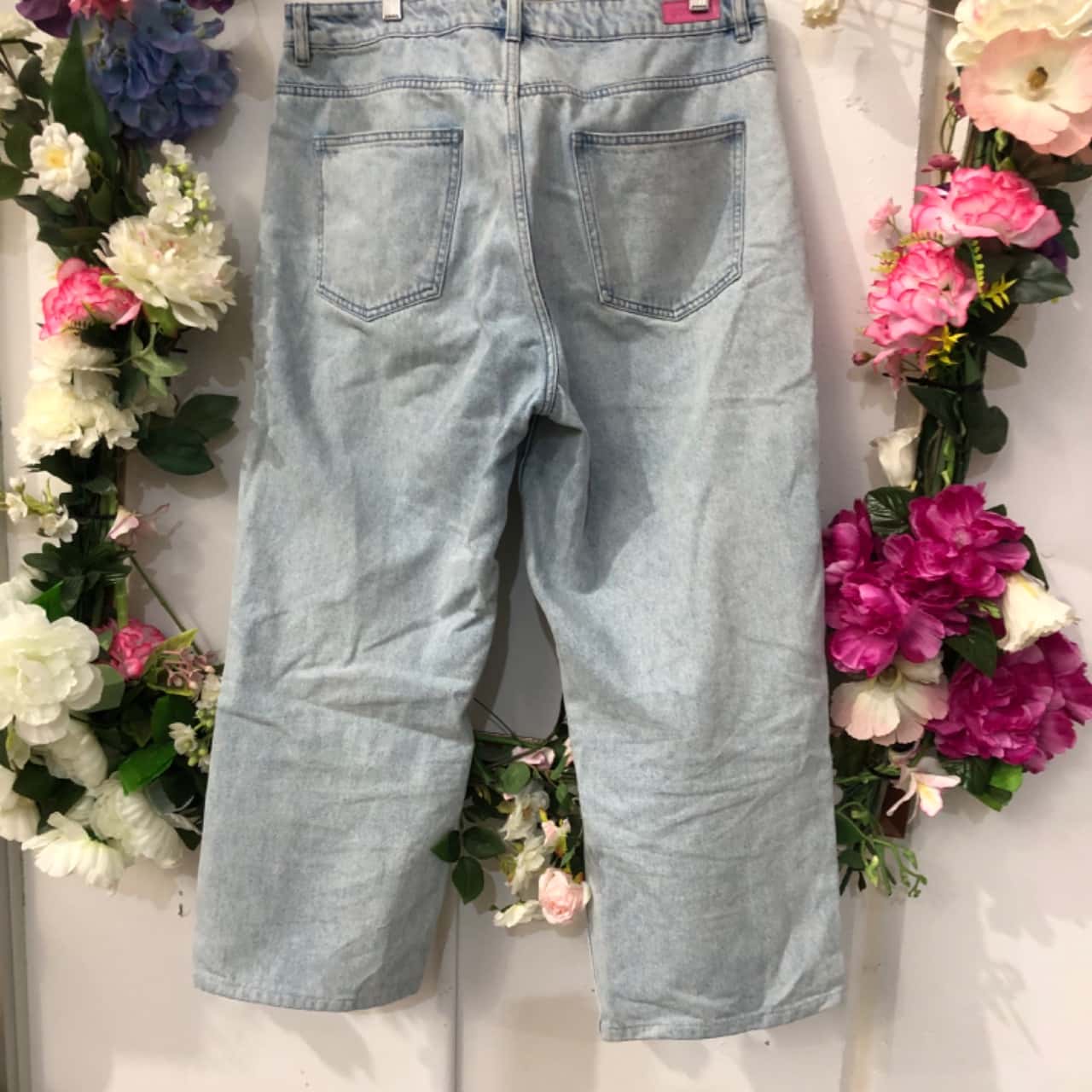 Gorman Size 16 Blue Denim Short Wide Leg (s)