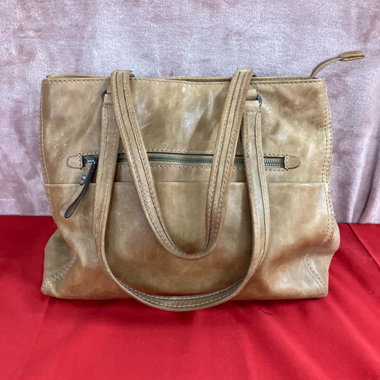 Colorado Women's Leather Handbag Tan