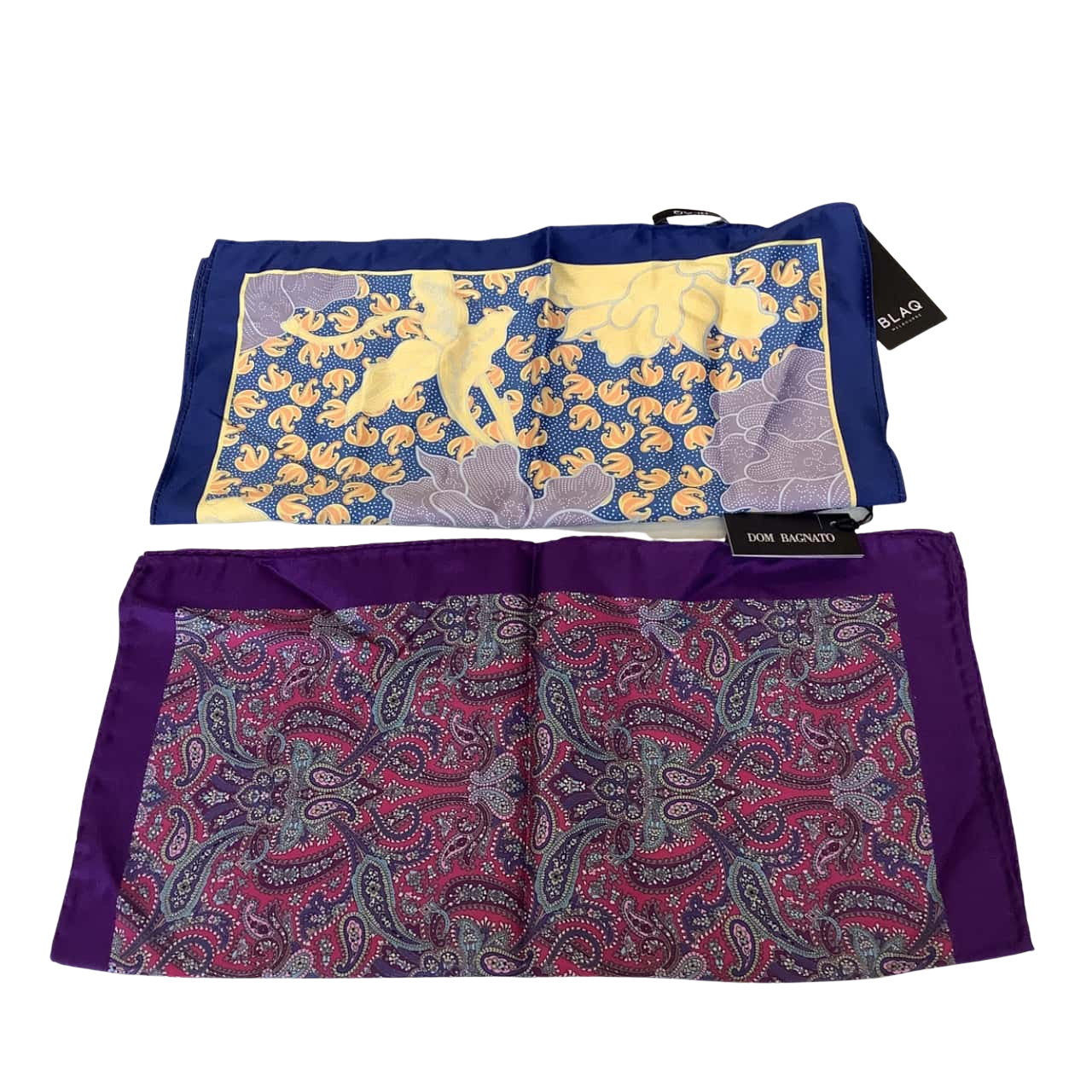 Pack1-Brand New 2 x Pocket Square Multicoloured(s)