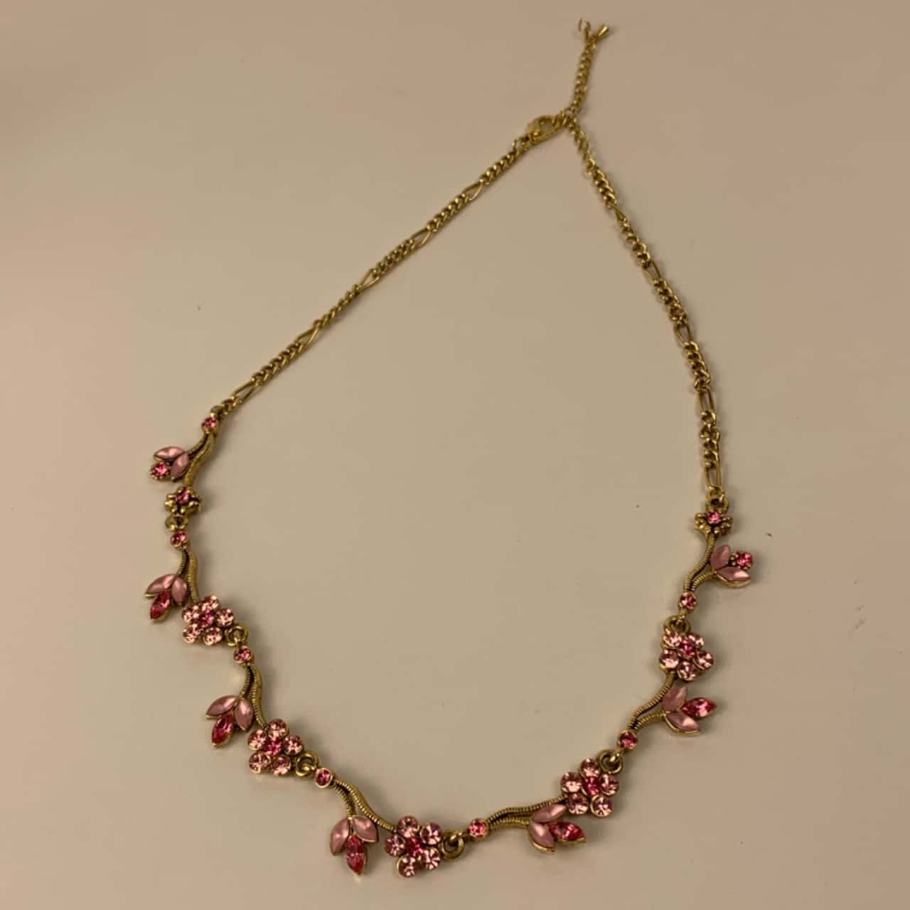 Manhattan Collections By Focus Womens Necklace Gold / Pink In ...