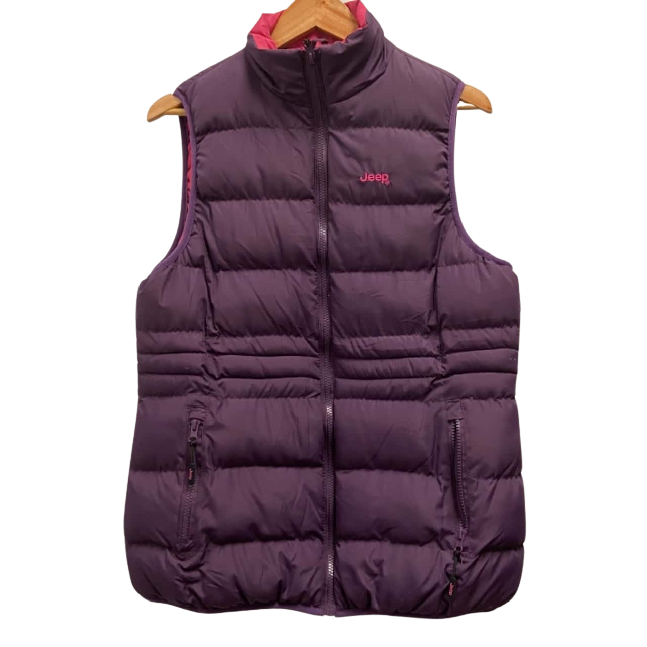 Jeep Womens Size XL Purple Puffer Vest(s)