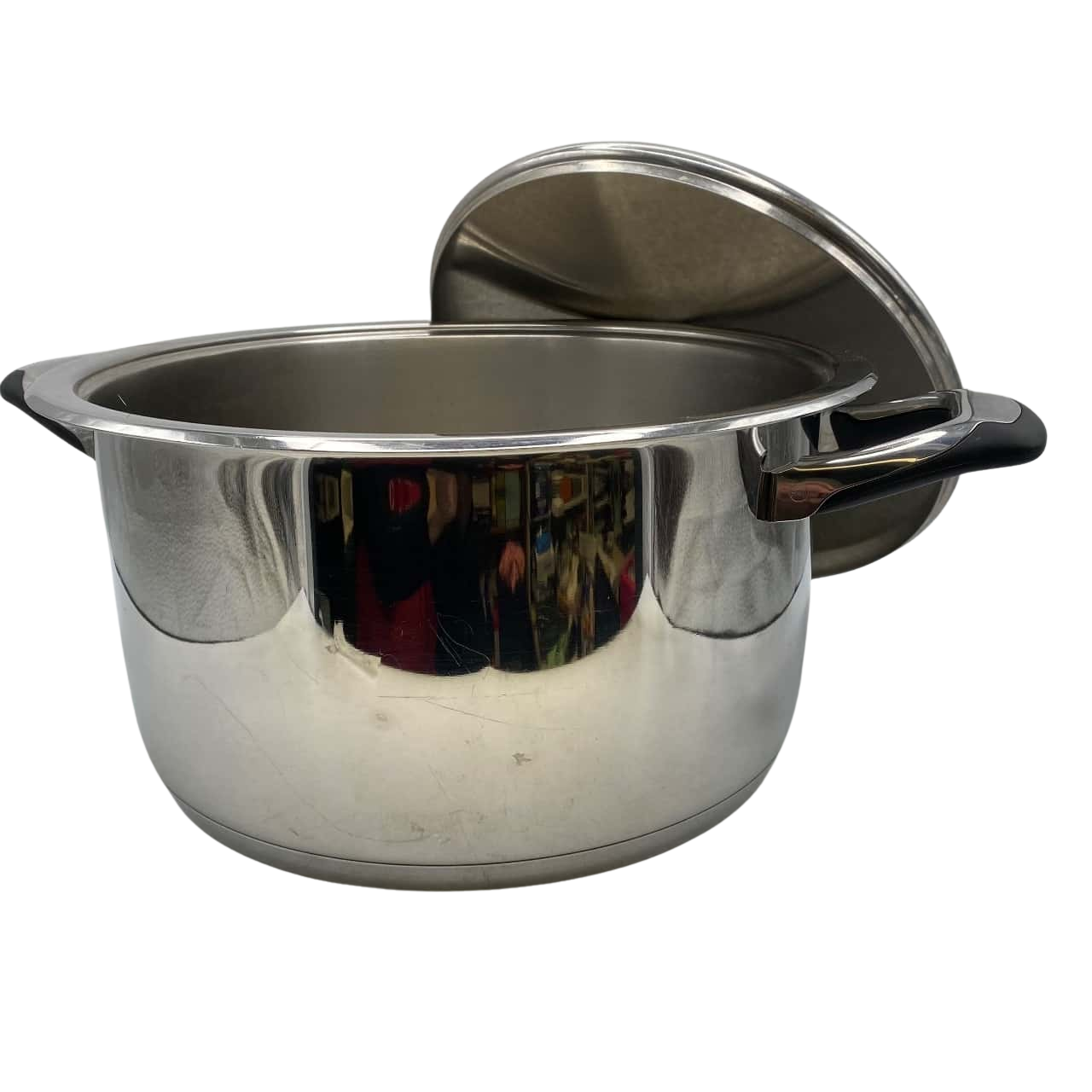 Large Silga Technika Casserole Pot Heavy Duty Stainless Steel 32 cm x ...