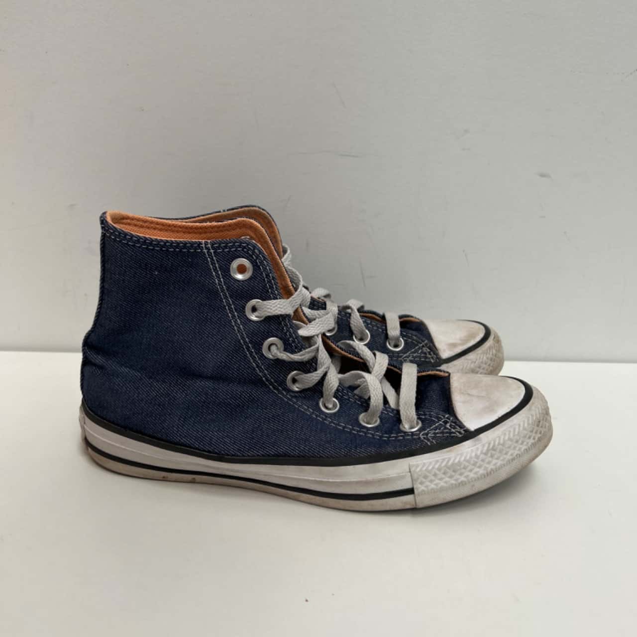 Converse denim high tops - size 37.5