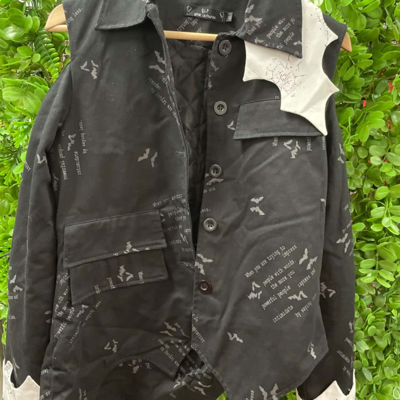 G.L.P. Alternative wear Unisex Size M Button Up Black / Grey / White (s)