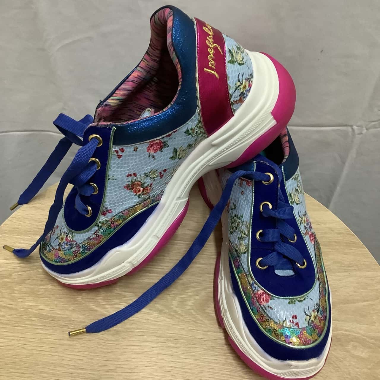 Irregular Choice Womens Size 40 Multicoloured Trainers(s)