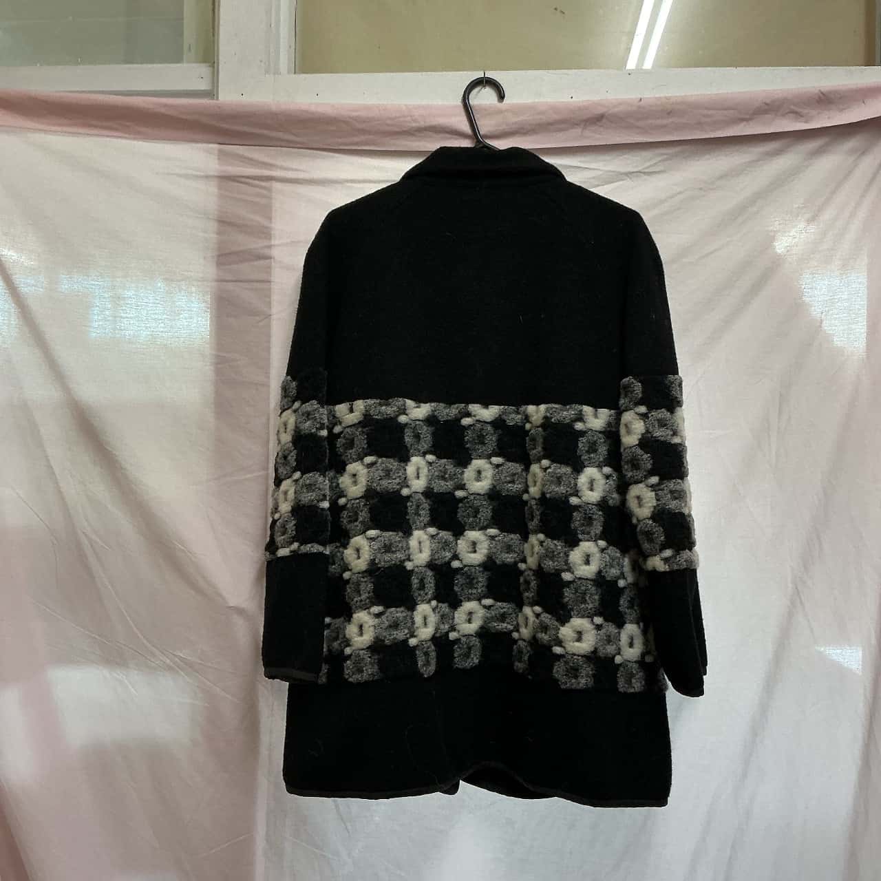 Marco Polo Womens Size 12 Open Jacket Black / Grey