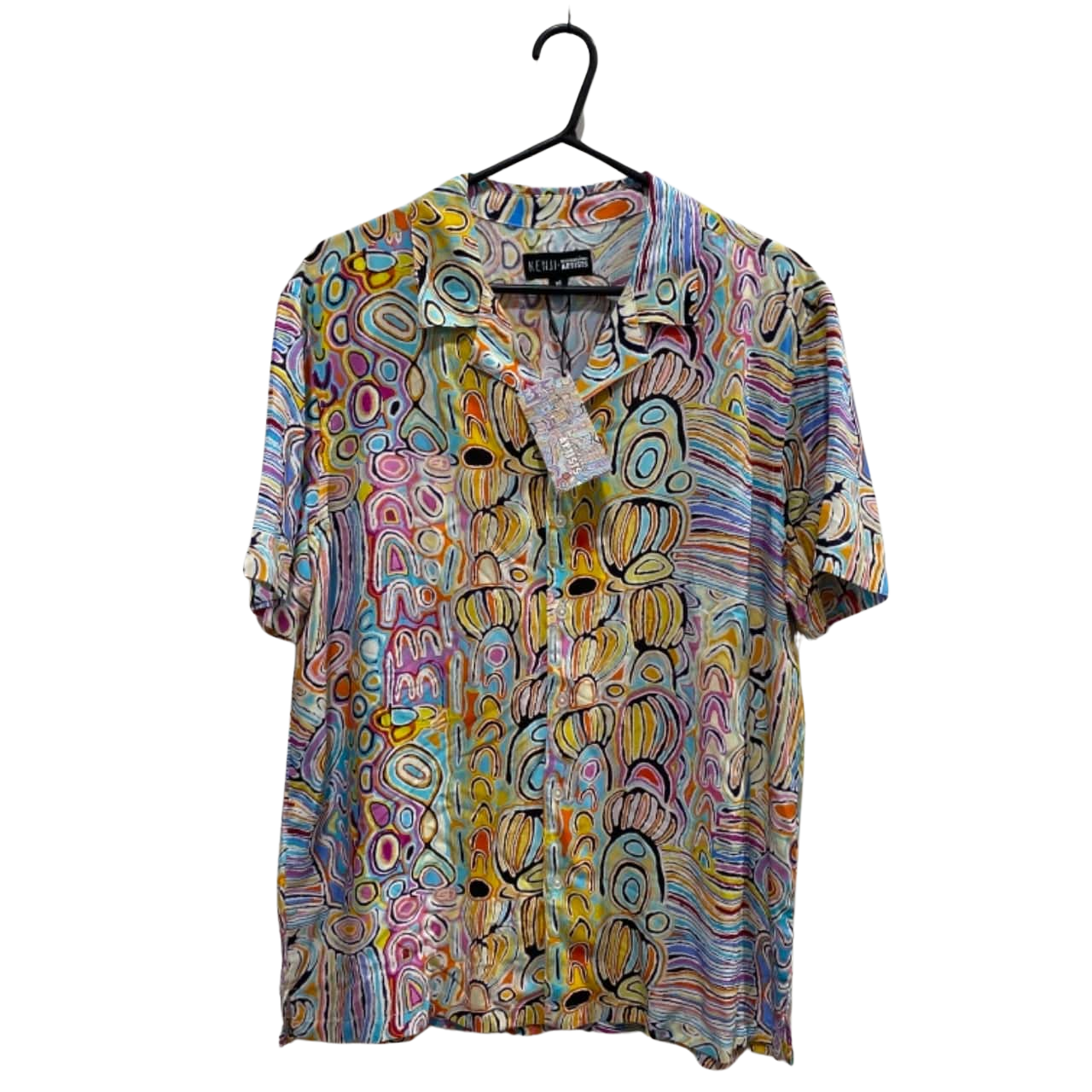 BNWT Kenji Multicoloured Short Sleeve Button Up Shirt Size XL(s) - New ...