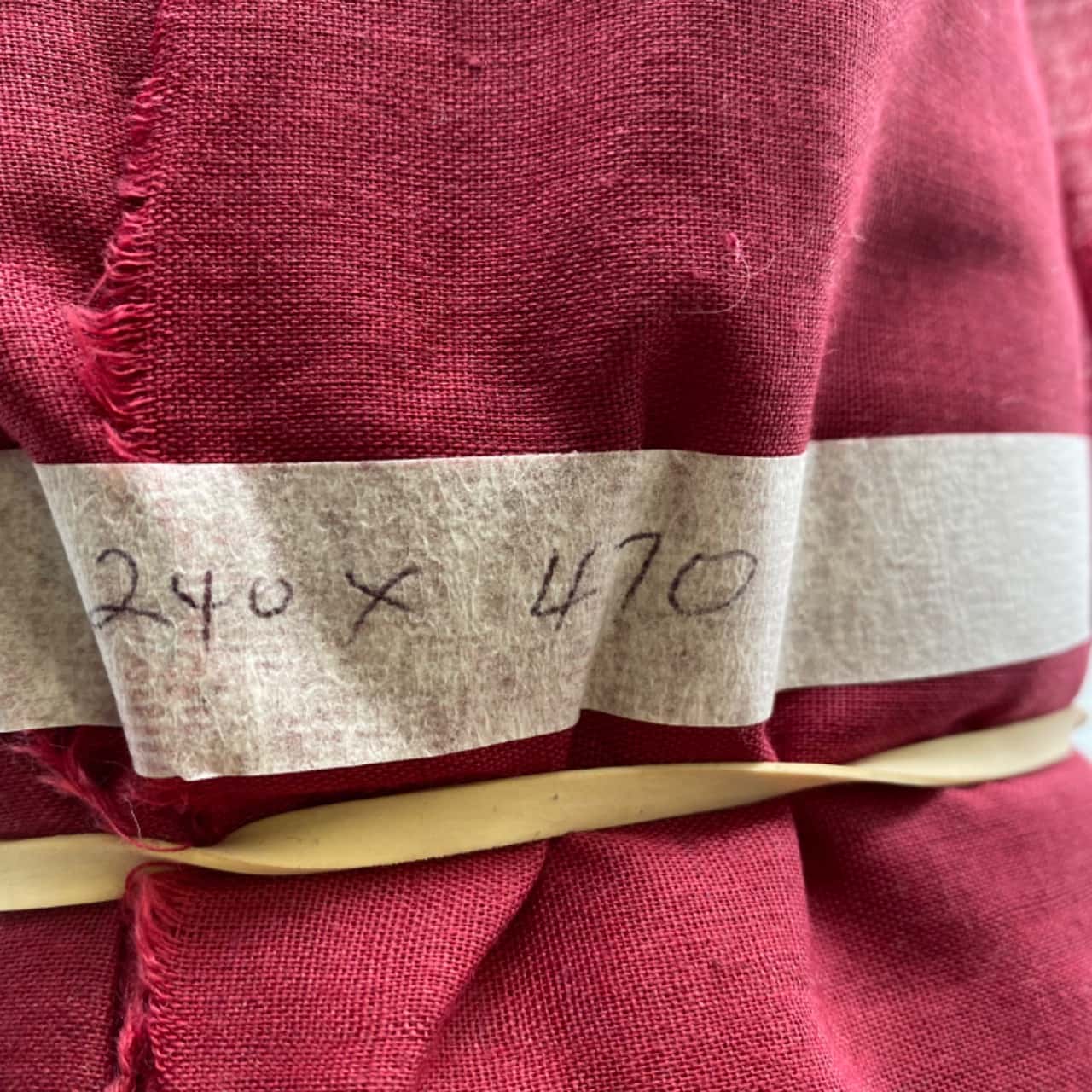 Thin Burgandy Cotton Fabric Almost Muslin 240 cm x 470 cm Larger Piece(s)