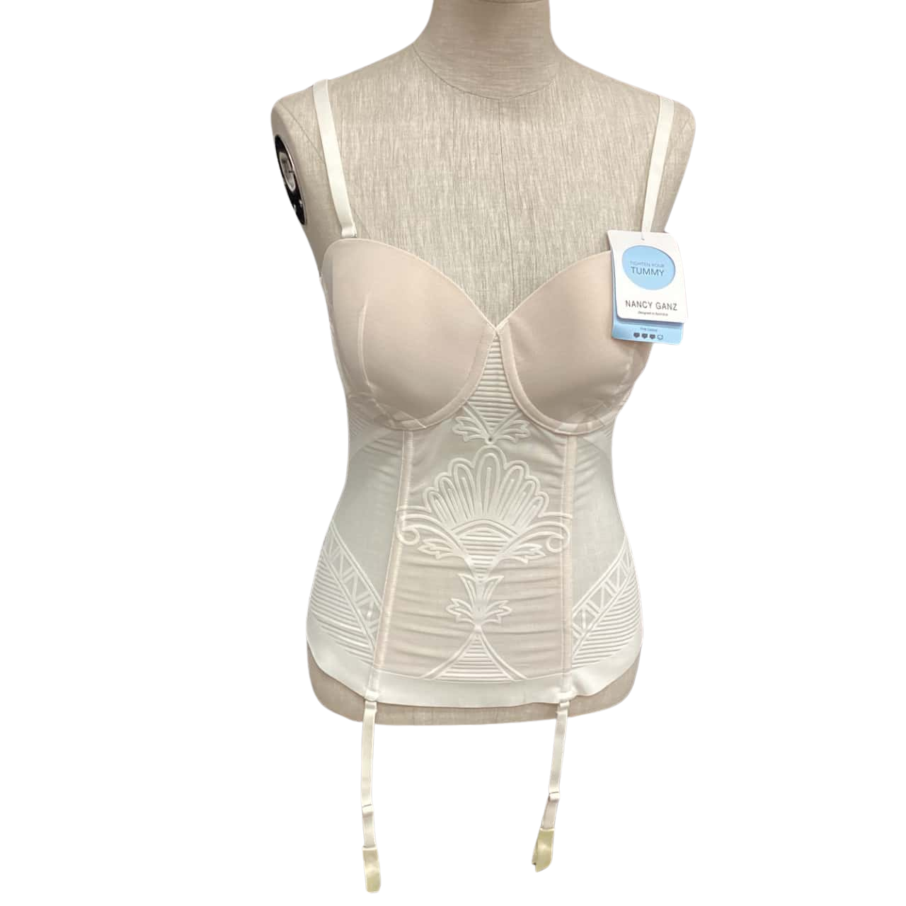 Nancy Ganz Corset Womens Size 12D Cream